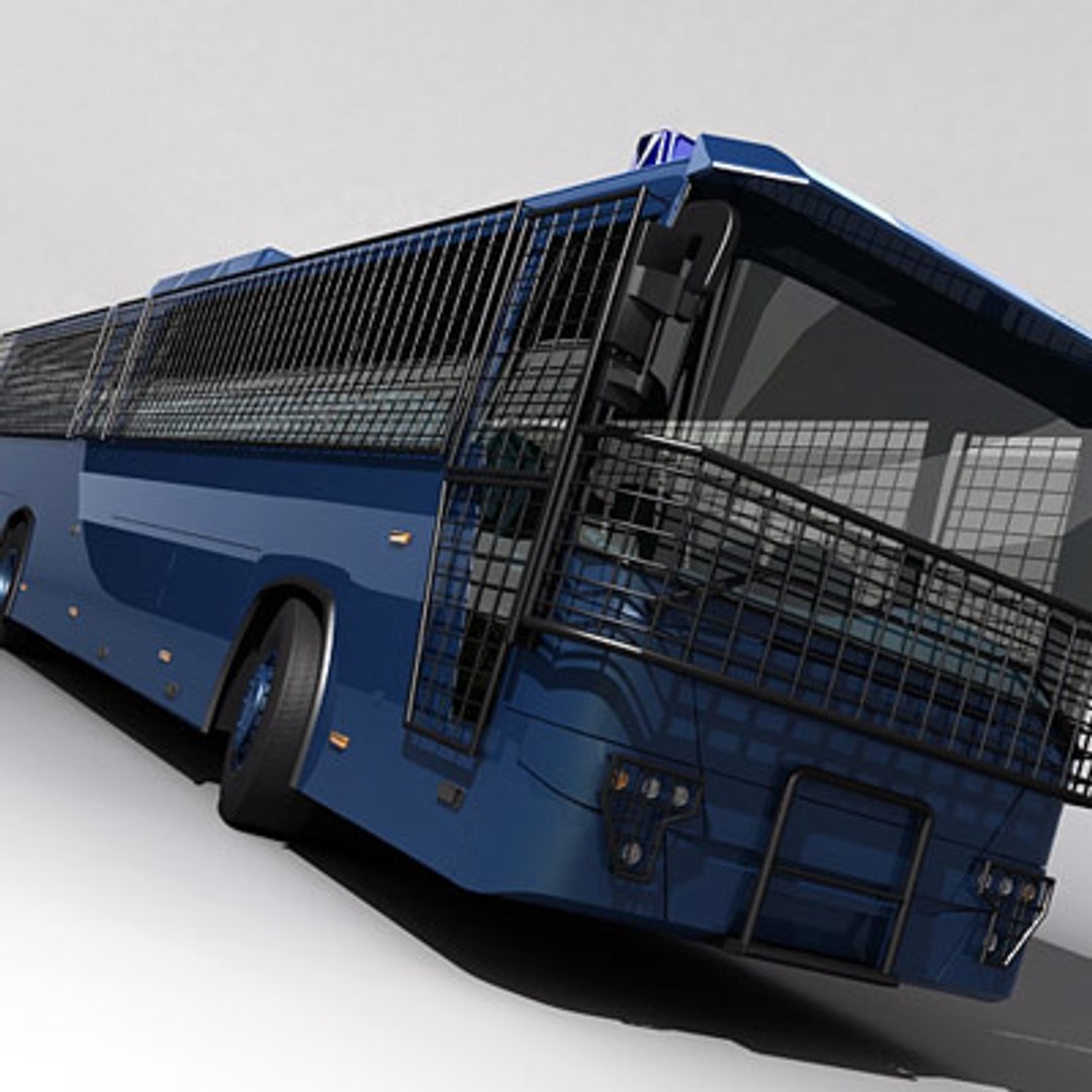 Prison Bus Police 3d Max