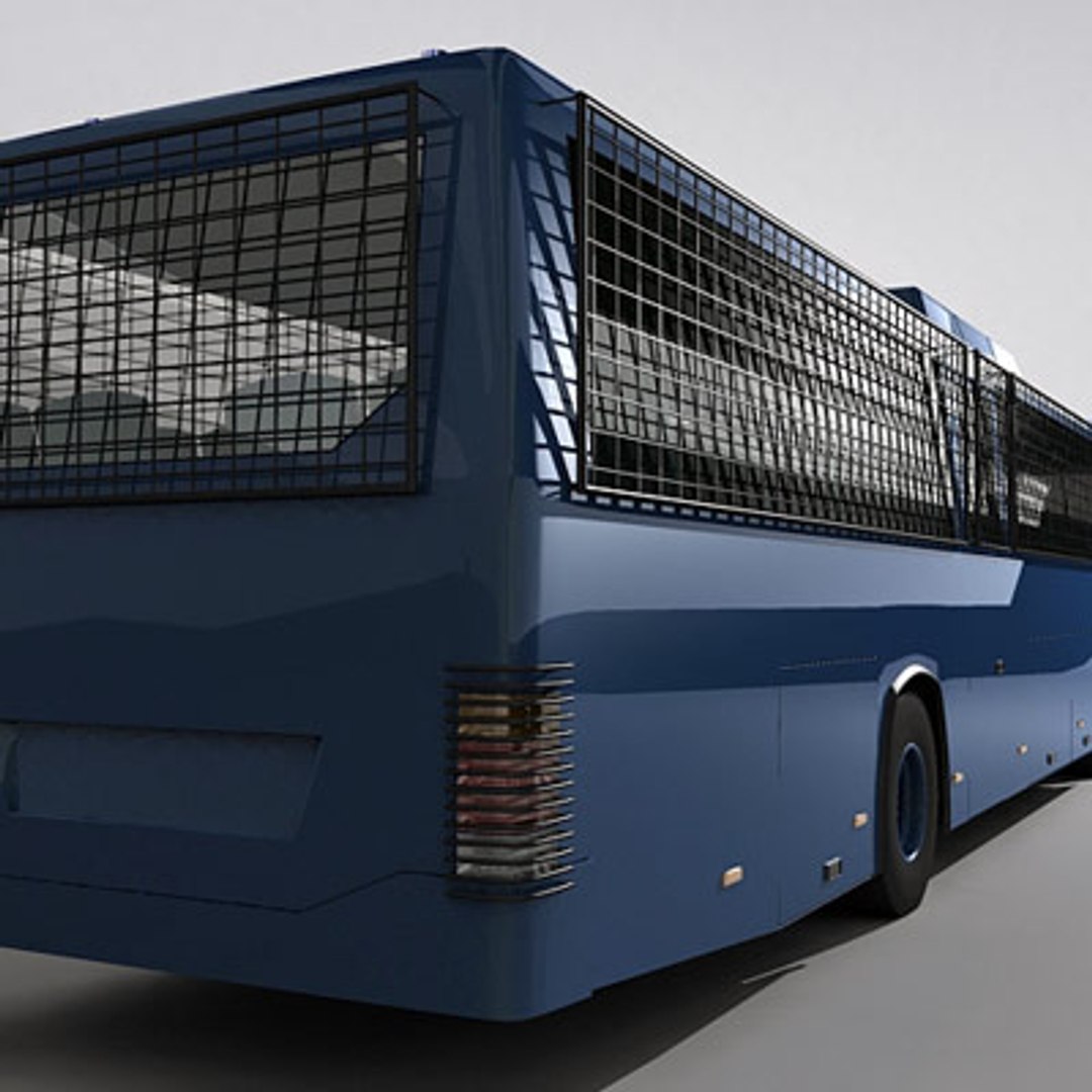 Prison Bus Police 3d Max