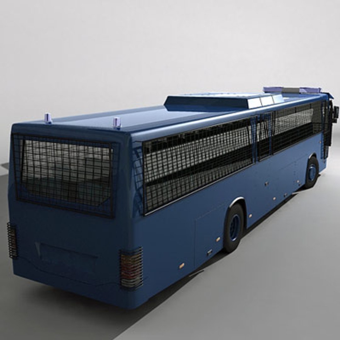 Prison Bus Police 3d Max