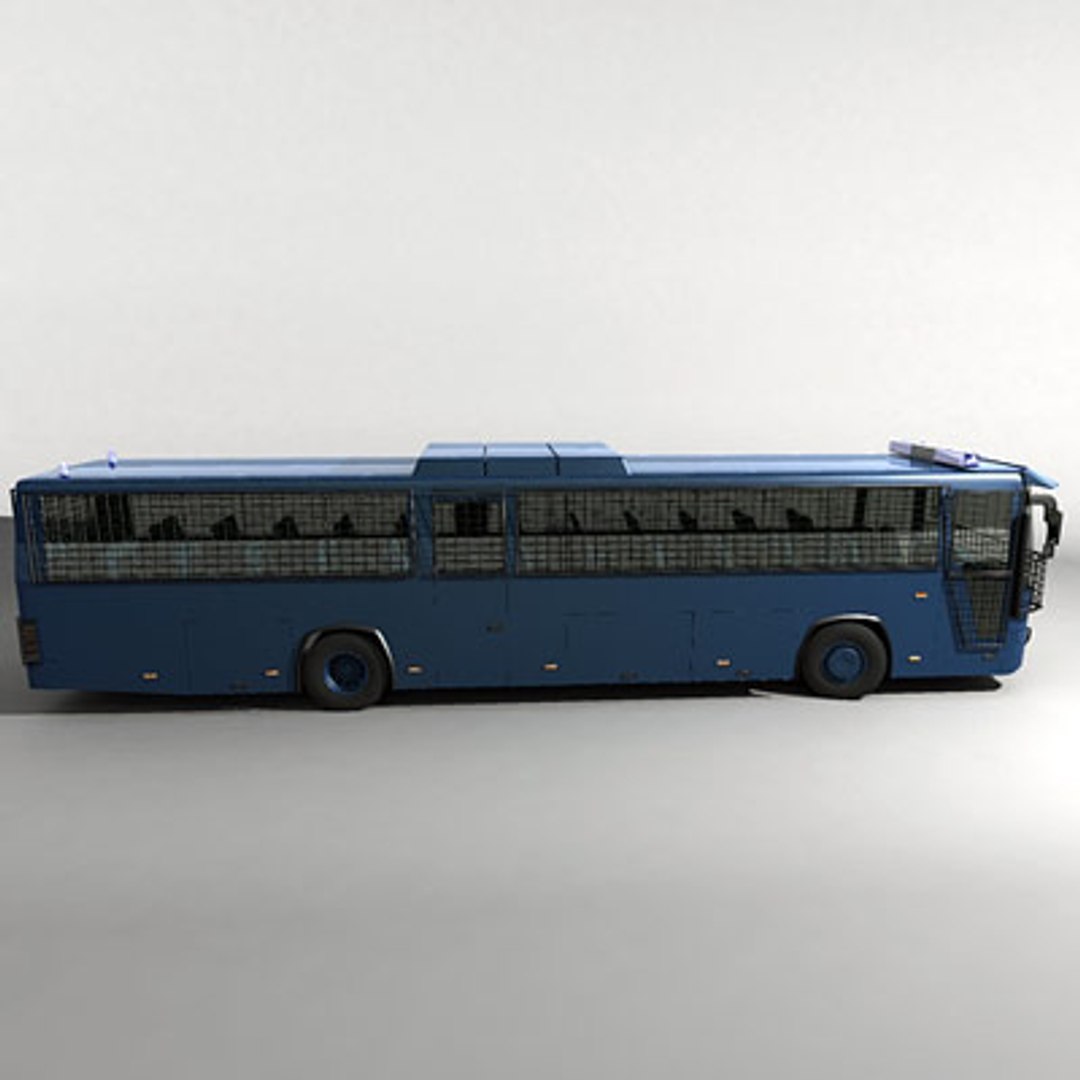 Prison Bus Police 3d Max