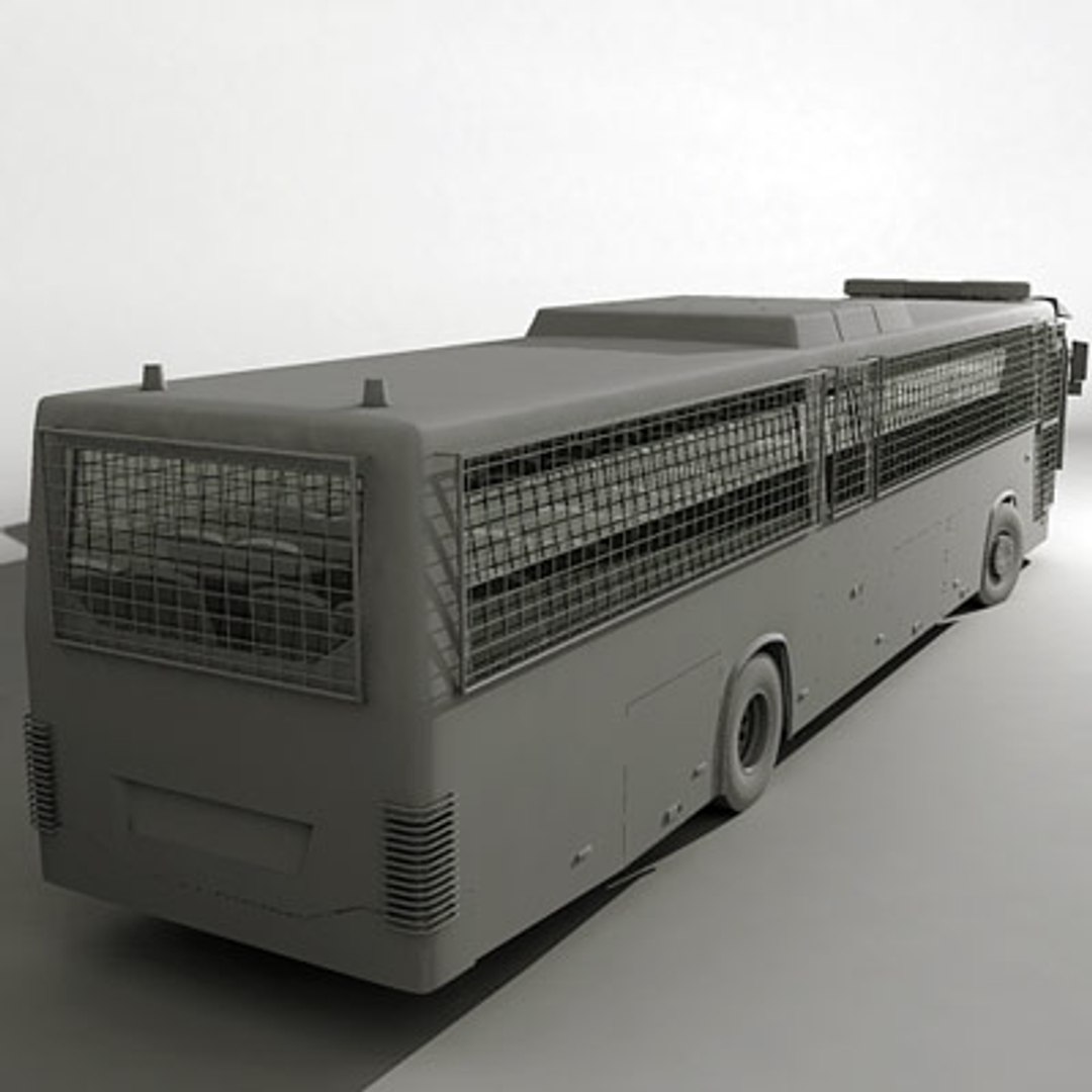 Prison Bus Police 3d Max