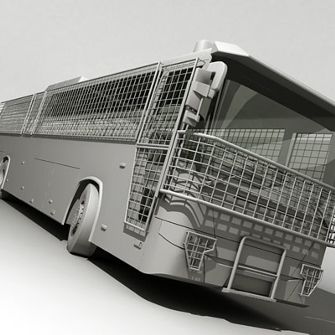 Prison Bus Police 3d Max