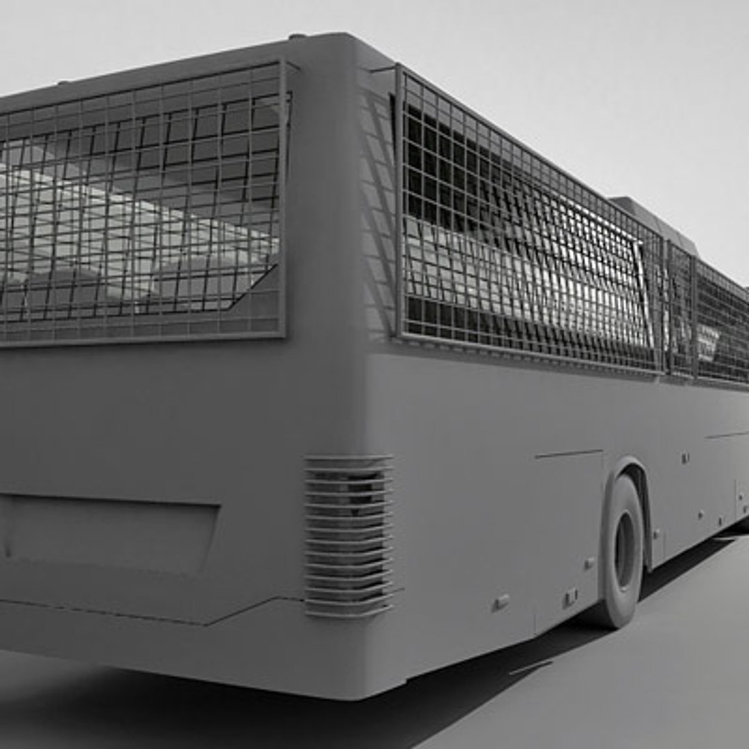 Prison Bus Police 3d Max