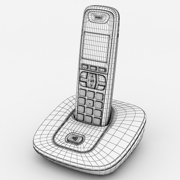 panasonic kx-tg6411 6411 phone 3d model