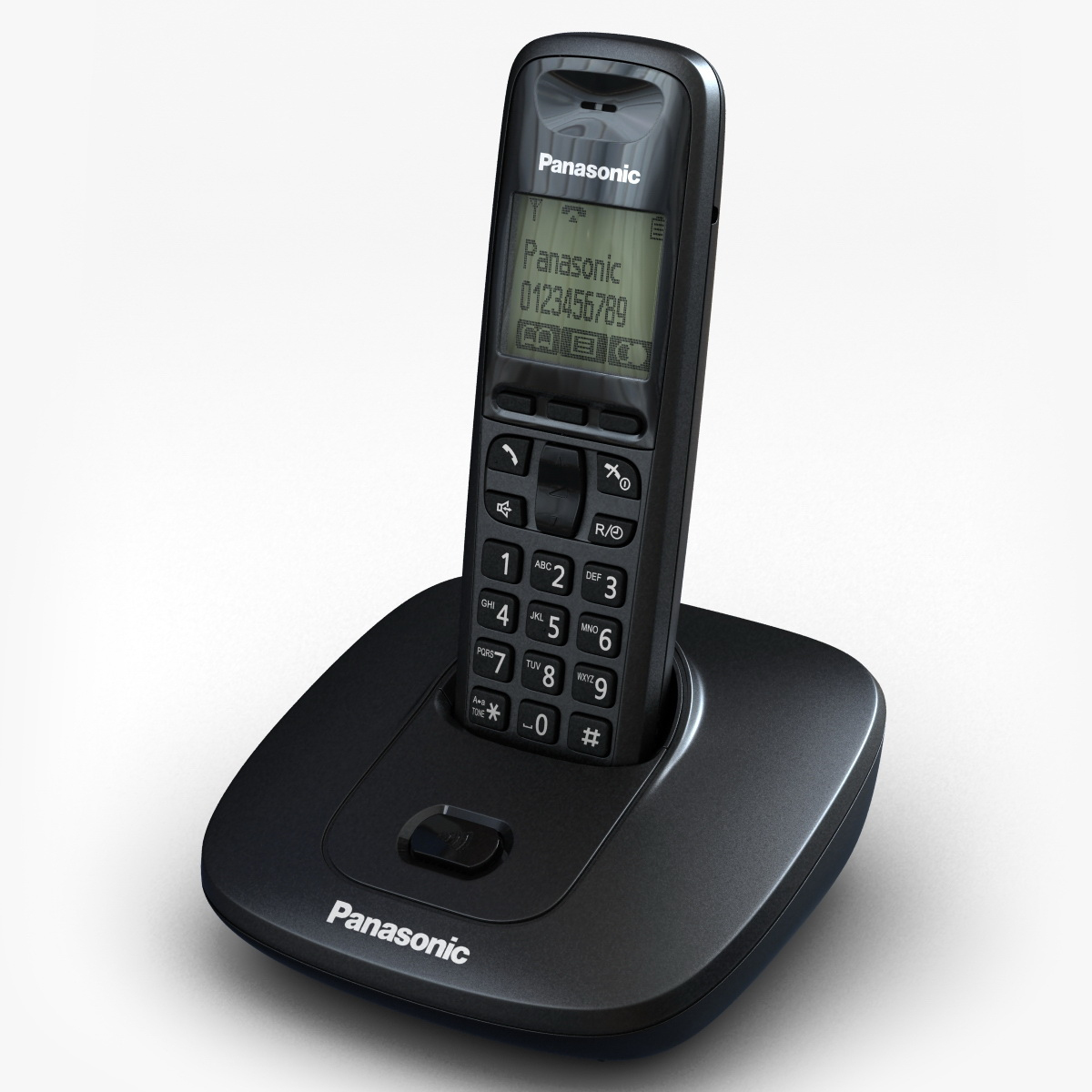 panasonic kx-tg6411 6411 phone 3d model