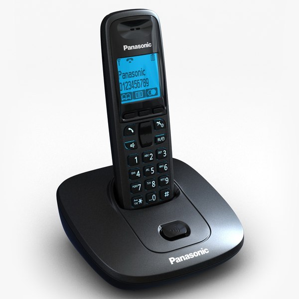 panasonic kx-tg6411 6411 phone 3d model