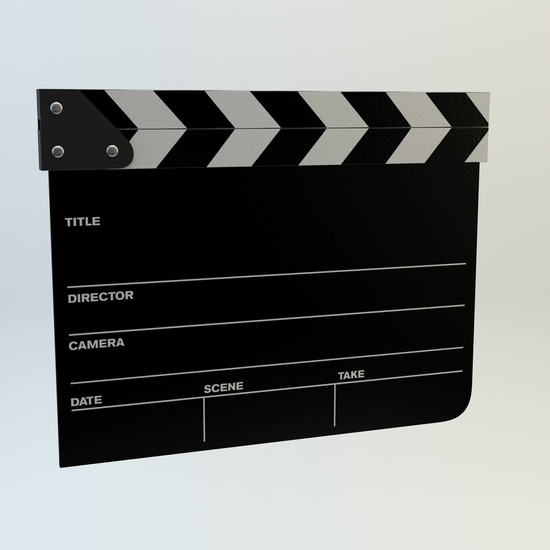 3d film clapper