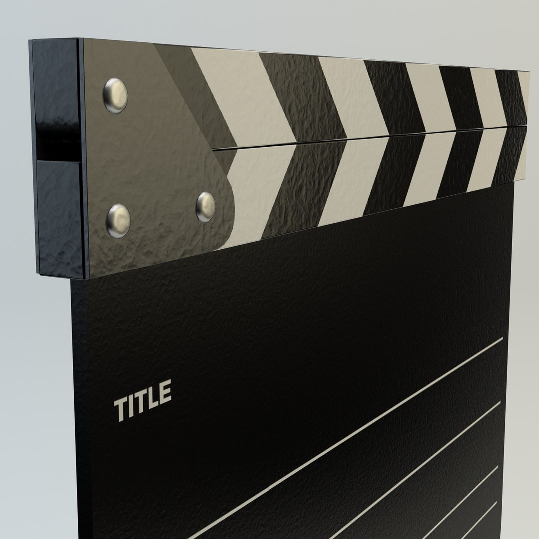 3d film clapper