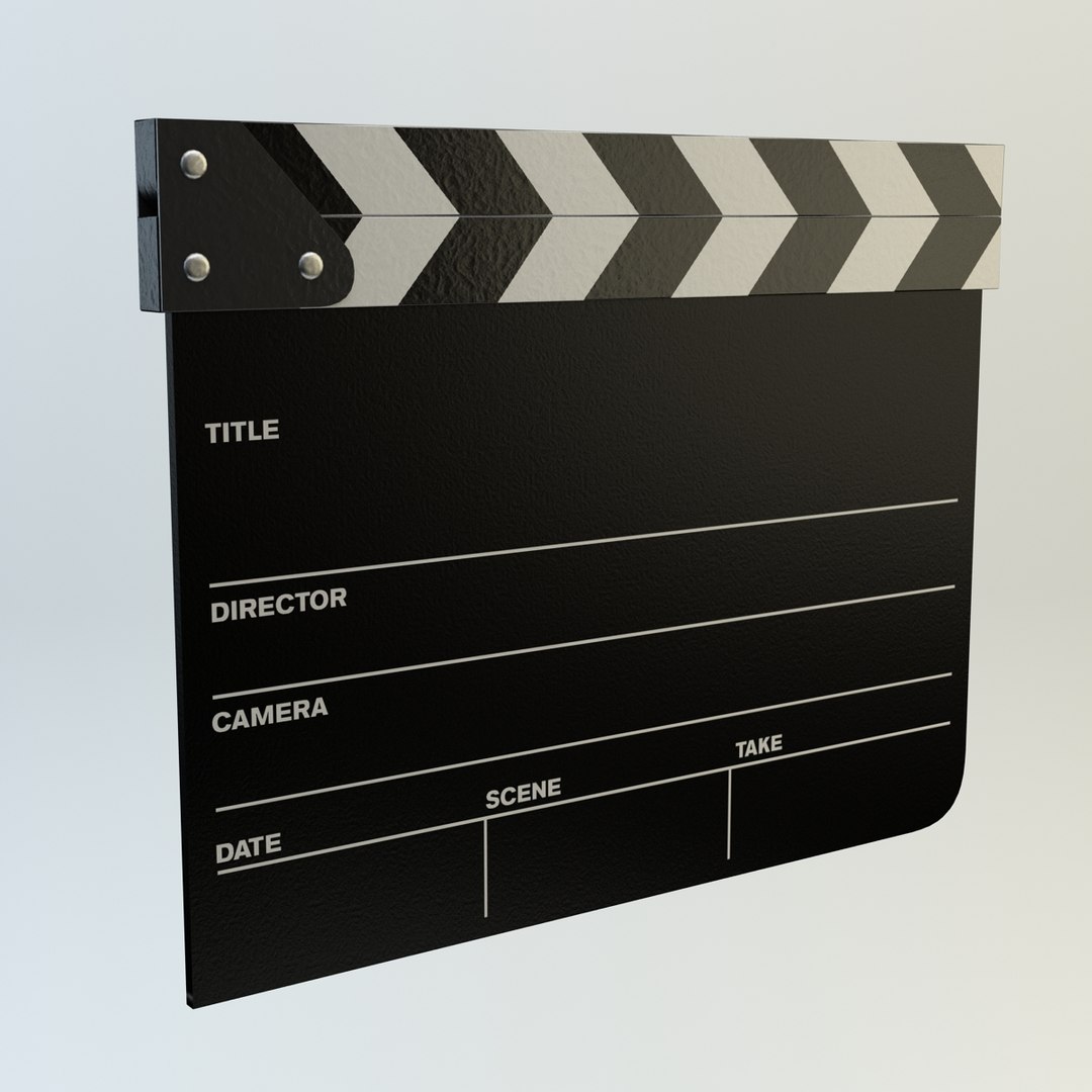 3d film clapper