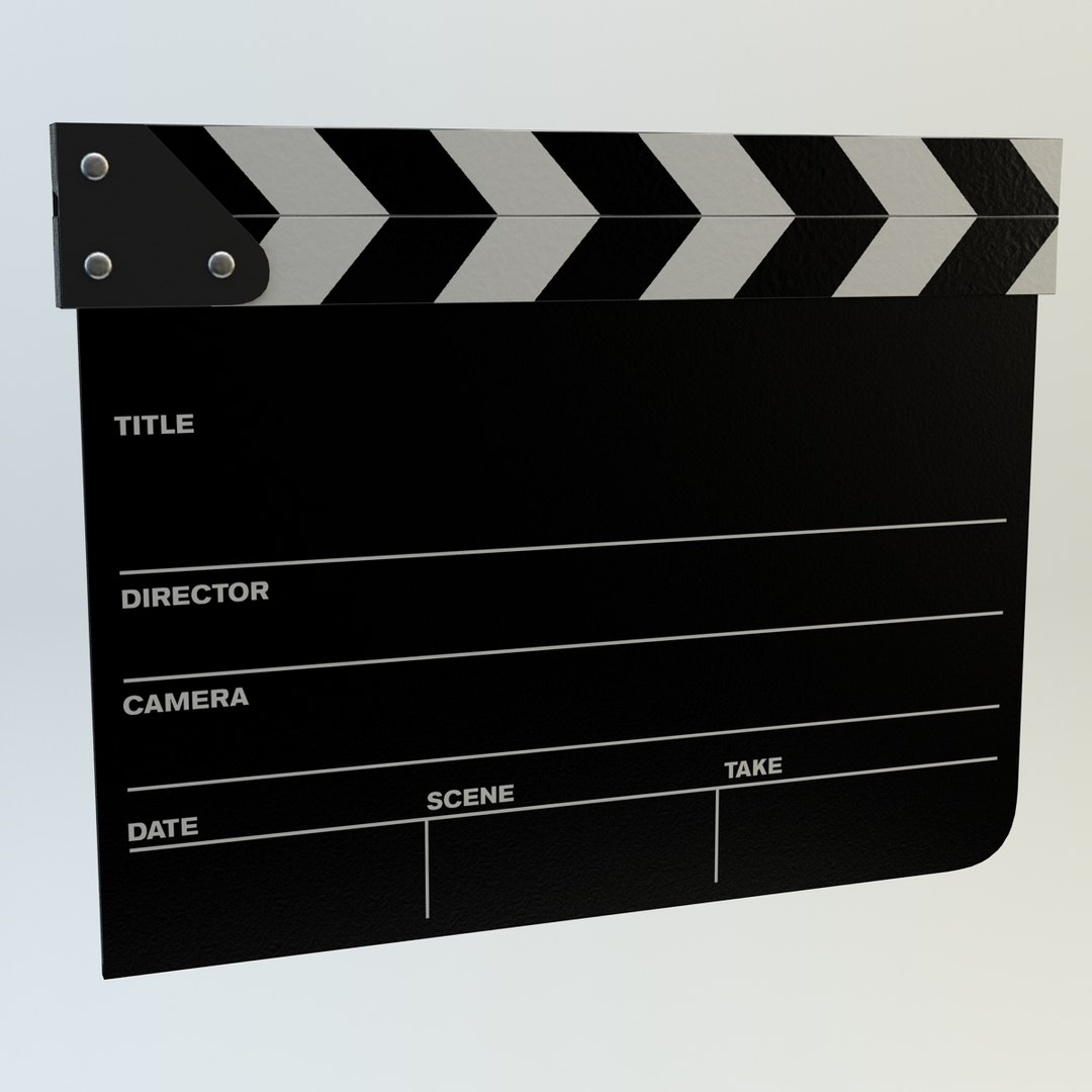 3d film clapper