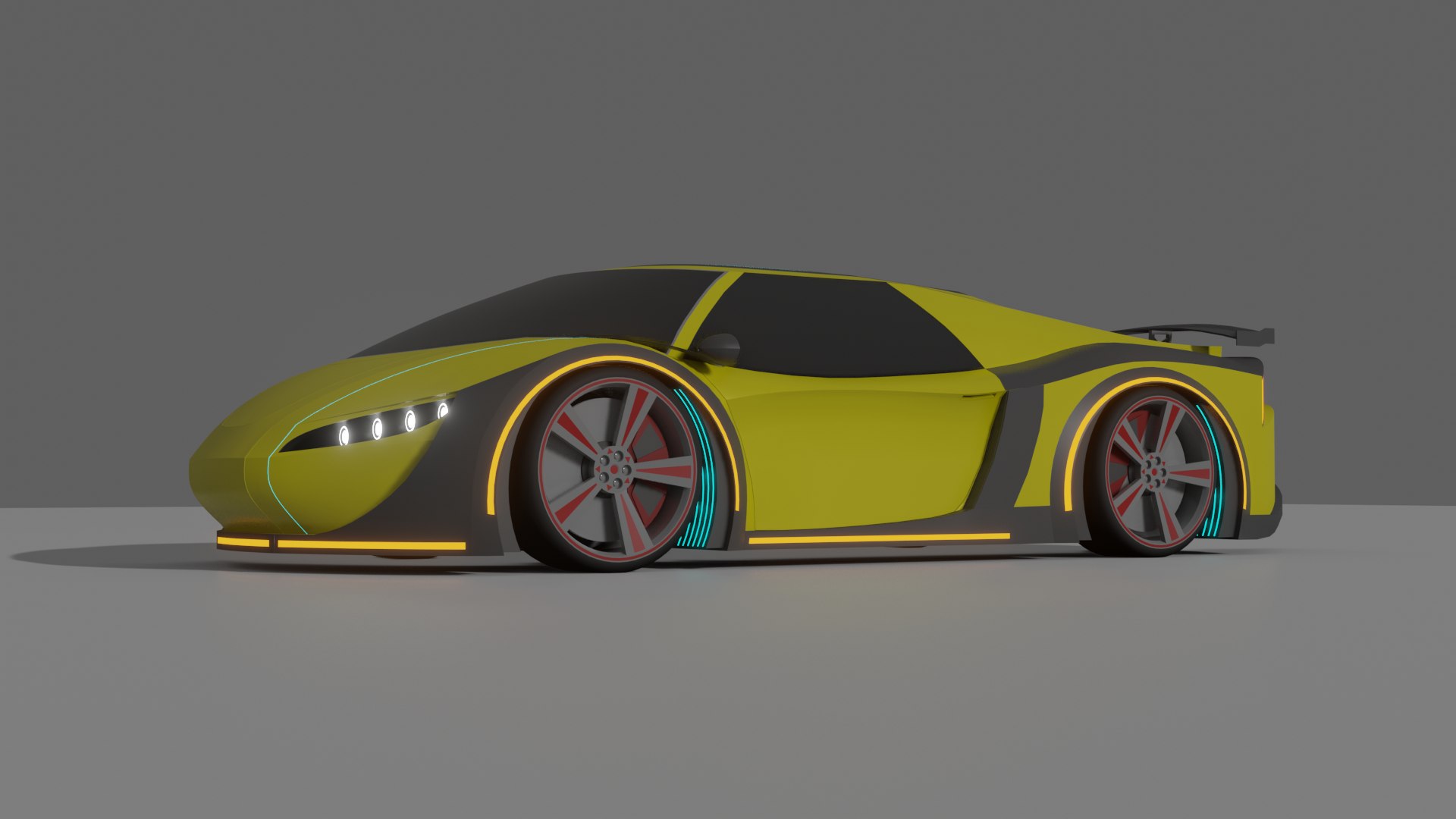 3D Model Futuristic Car - TurboSquid 1809330