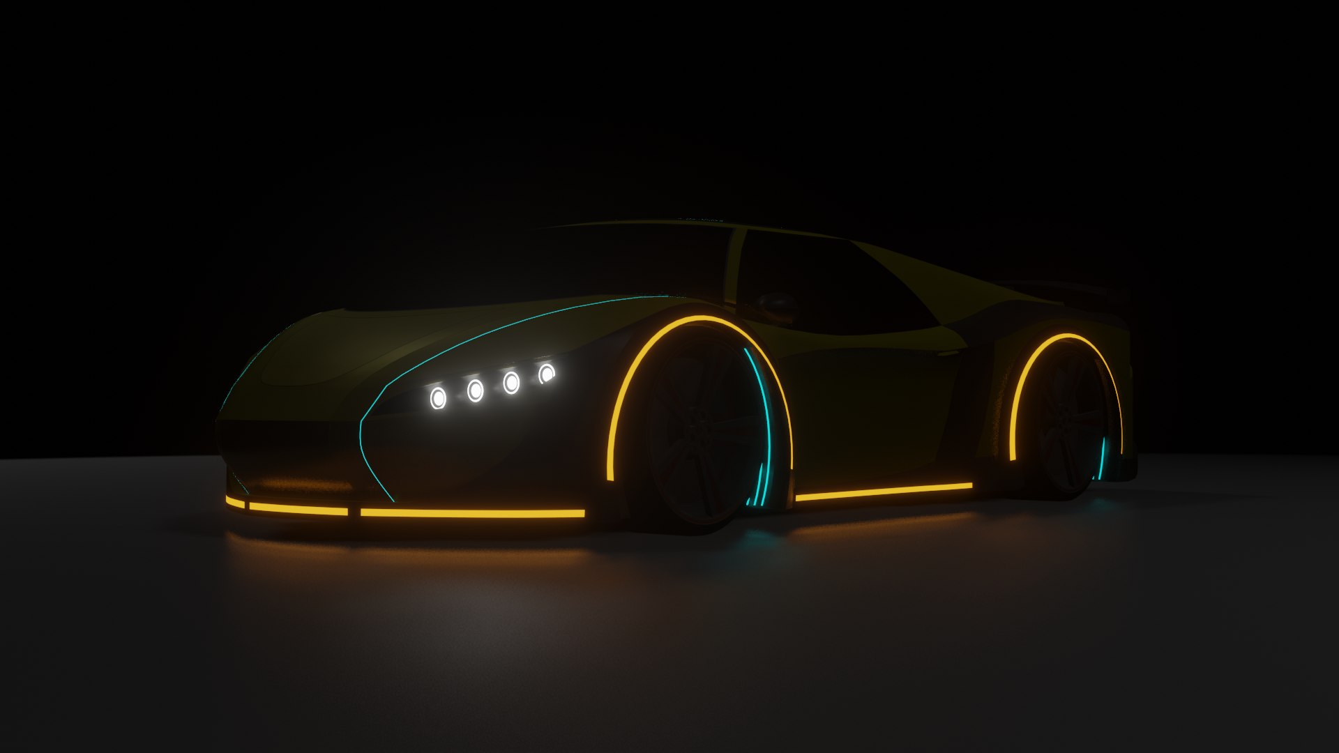3D Model Futuristic Car - TurboSquid 1809330