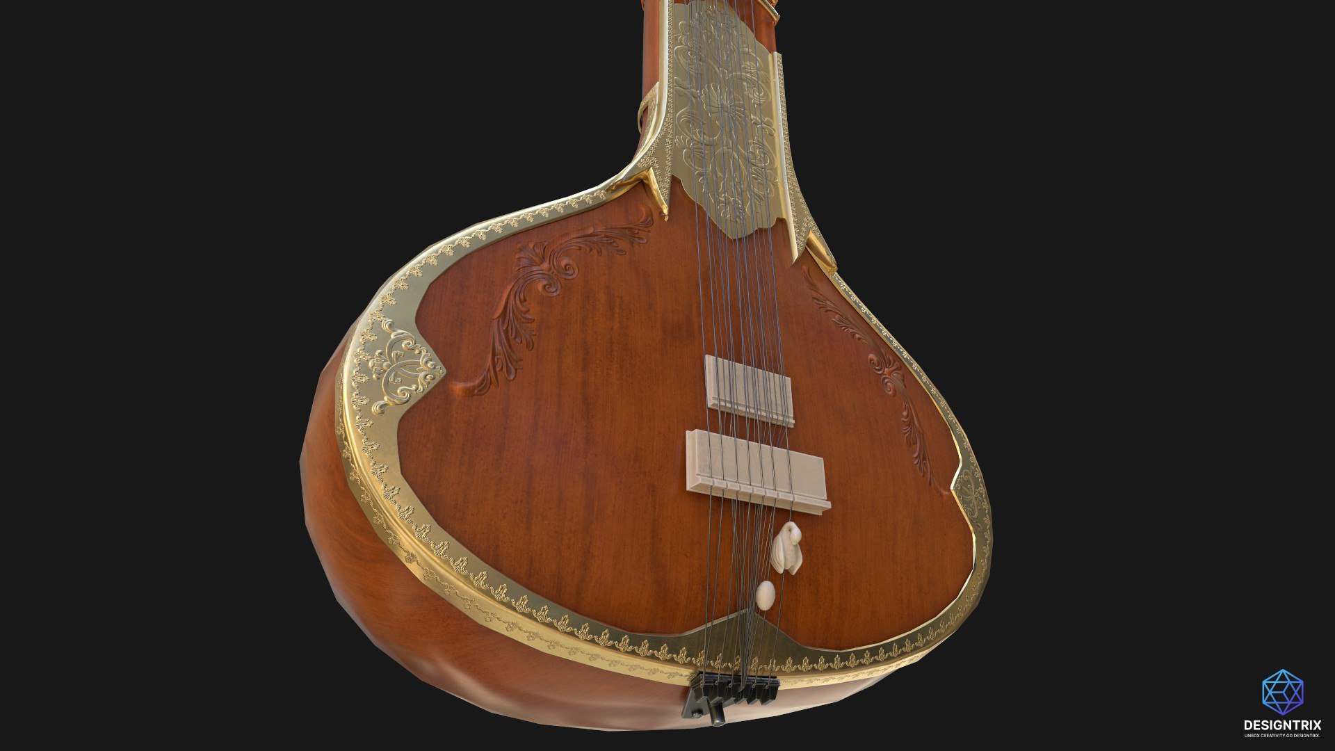 Sitar 3D Model 3D Model - TurboSquid 2427966