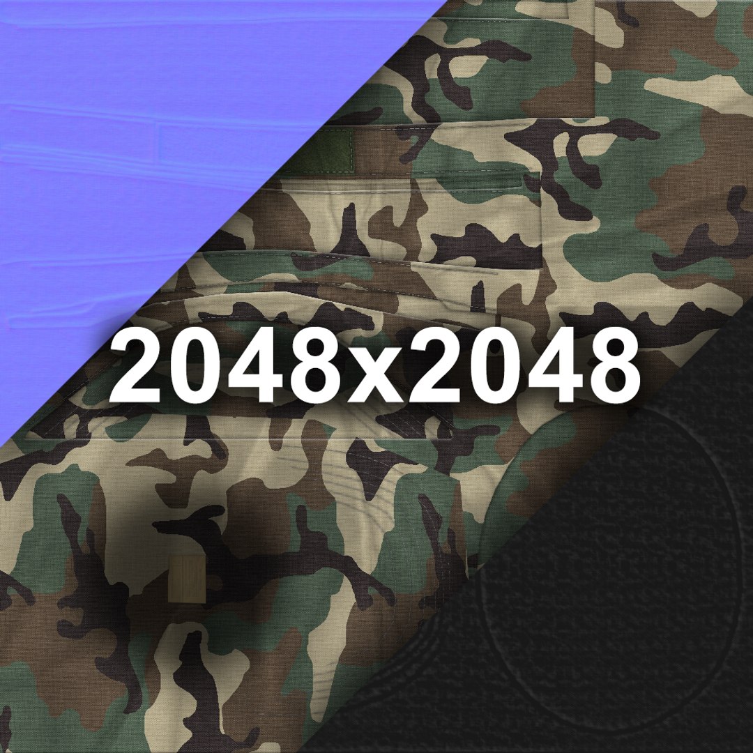 3d Army Patrol Cap Woodland