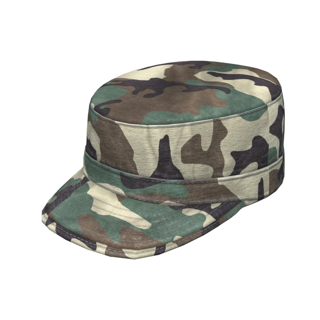 3d Army Patrol Cap Woodland