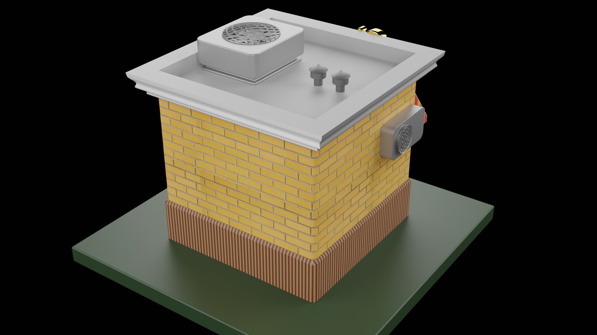 Simple Low poly Store 3D model - TurboSquid 1912775