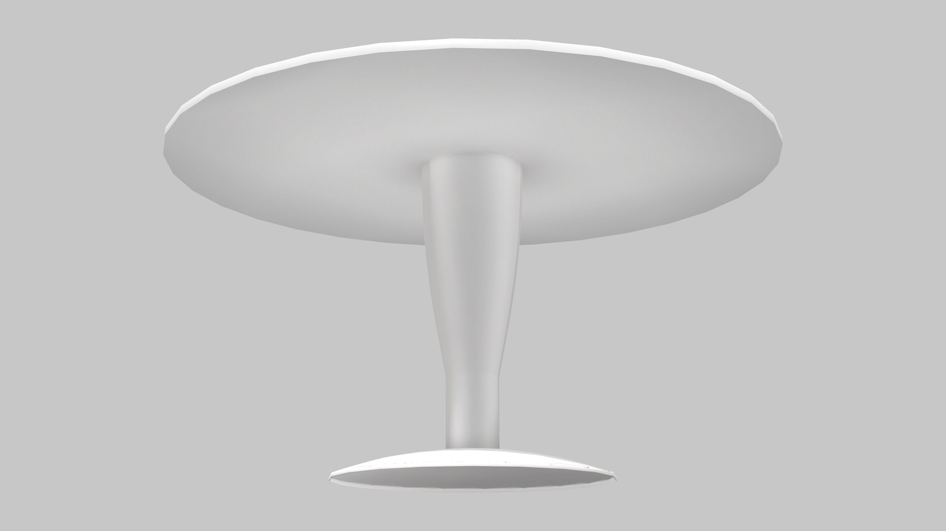 3D Modern Curvy White Round Table Model - TurboSquid 1854163
