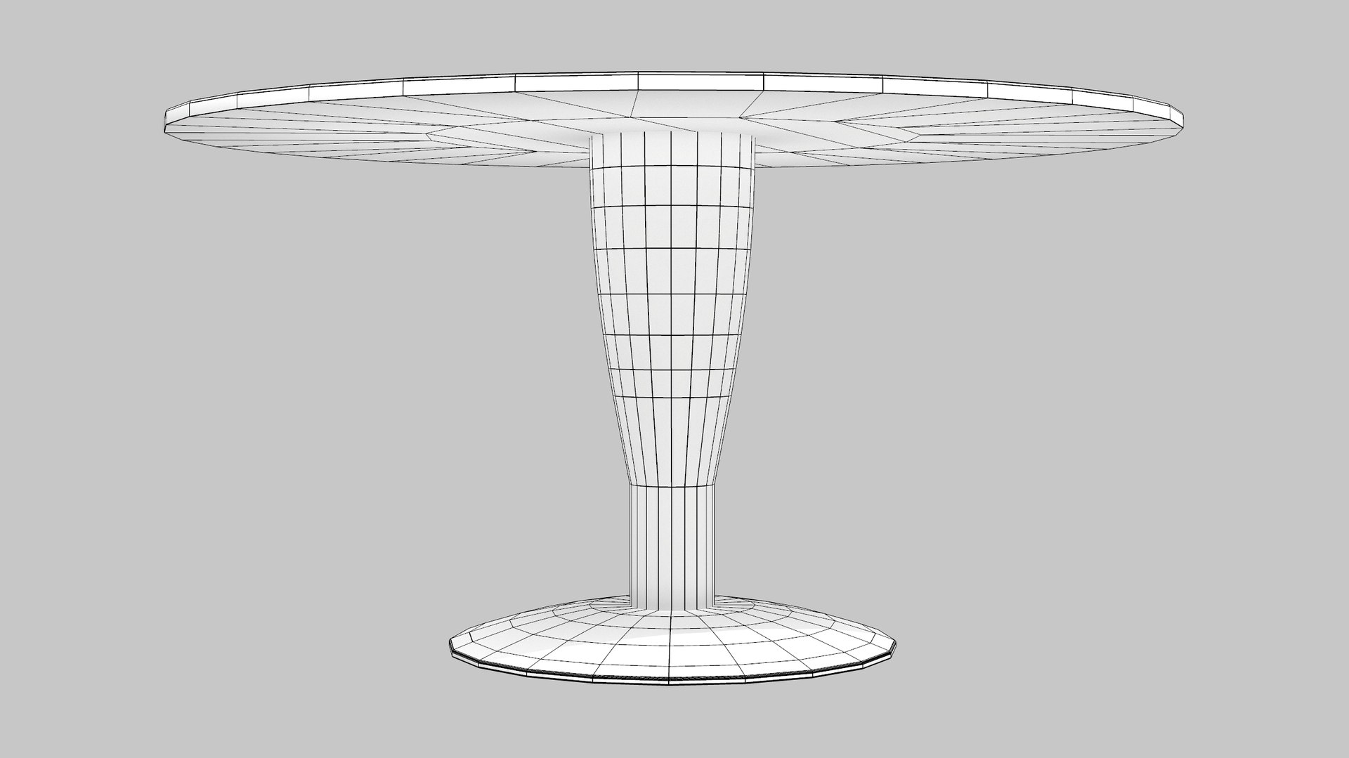 3D Modern Curvy White Round Table Model - TurboSquid 1854163
