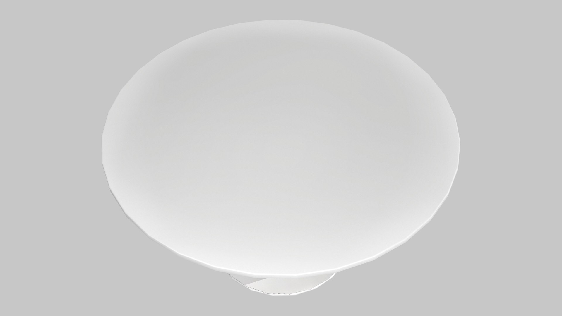 3D Modern Curvy White Round Table Model - TurboSquid 1854163