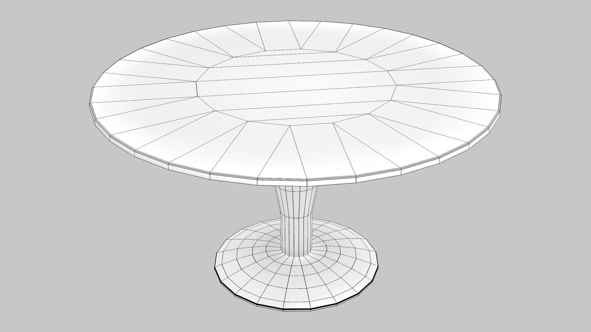 3D Modern Curvy White Round Table Model - TurboSquid 1854163