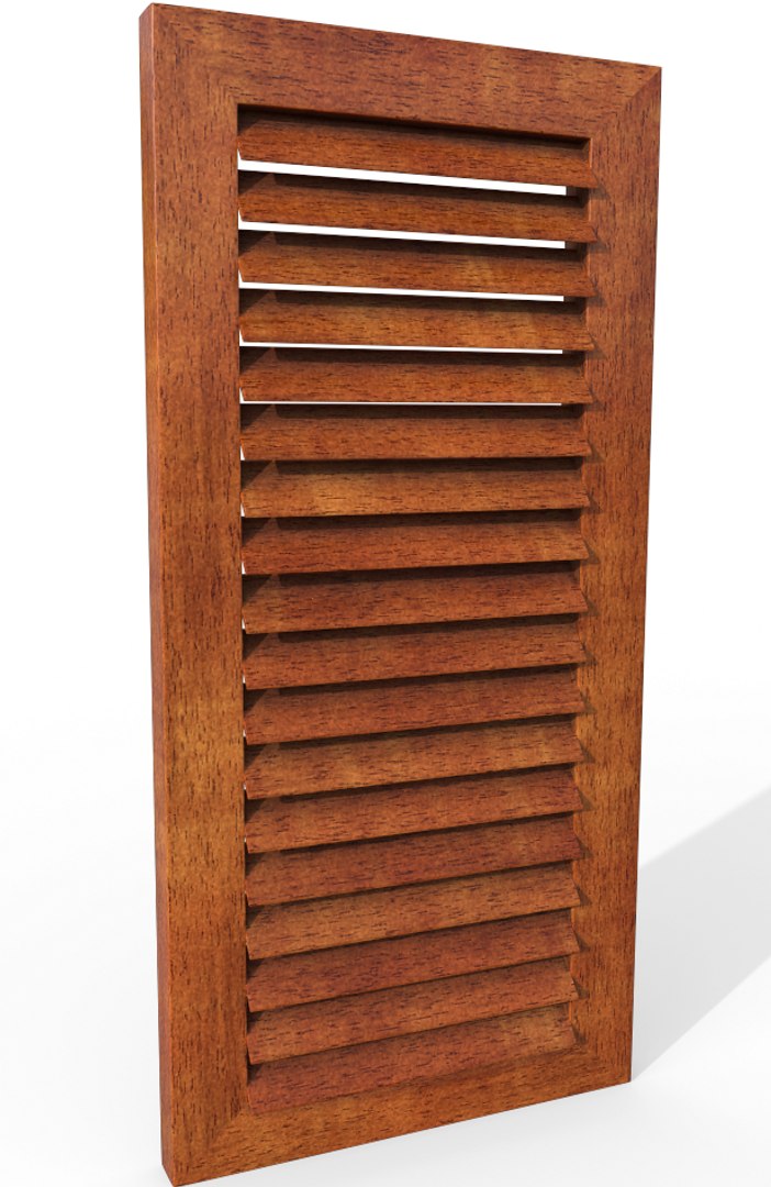 3D Model Wooden Shutter Exterior - TurboSquid 1505431