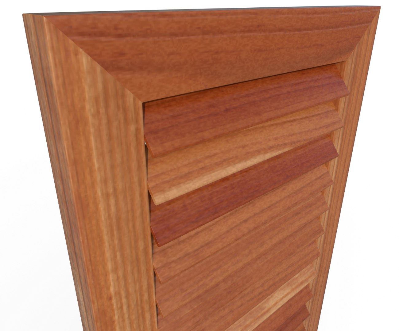 3D Model Wooden Shutter Exterior - TurboSquid 1505431