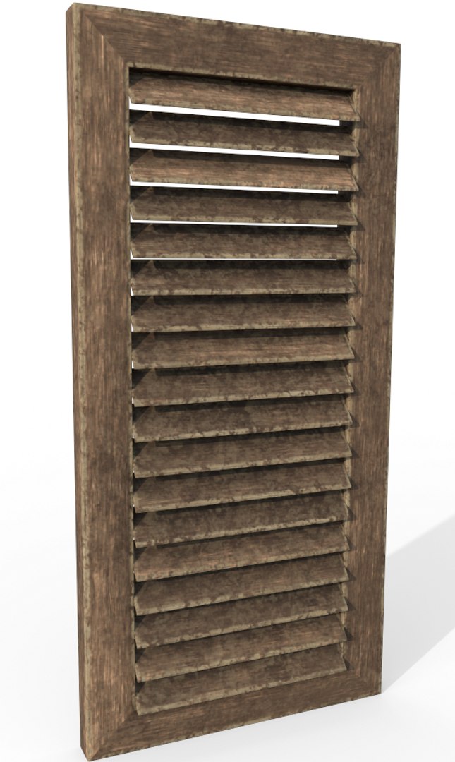 3D Model Wooden Shutter Exterior - TurboSquid 1505431
