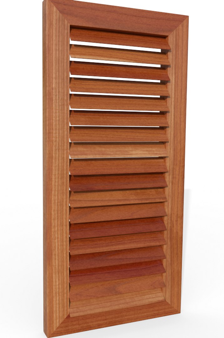 3D Model Wooden Shutter Exterior - TurboSquid 1505431