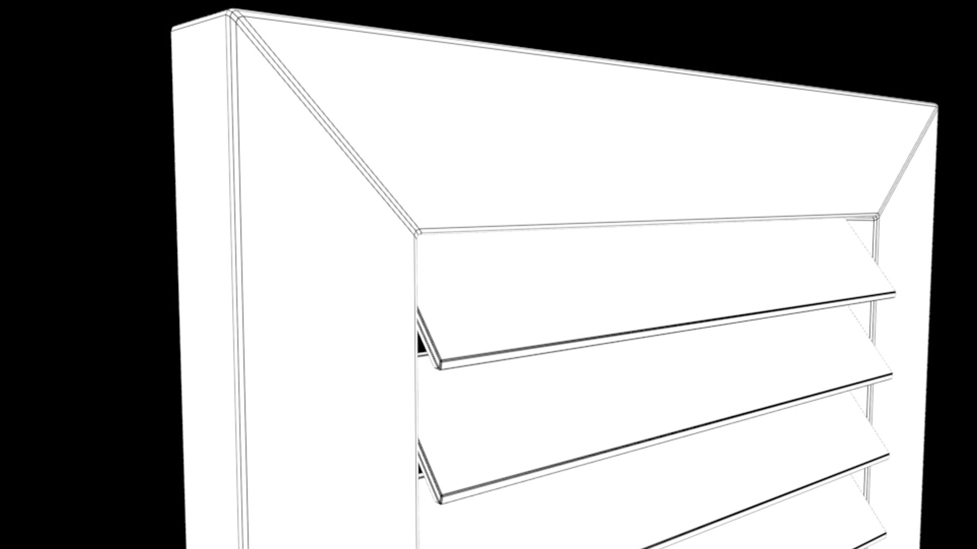 3D Model Wooden Shutter Exterior - TurboSquid 1505431