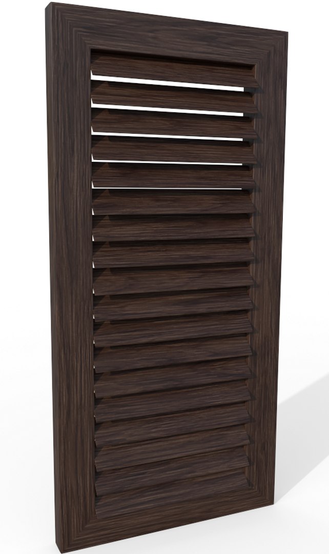 3D Model Wooden Shutter Exterior - TurboSquid 1505431