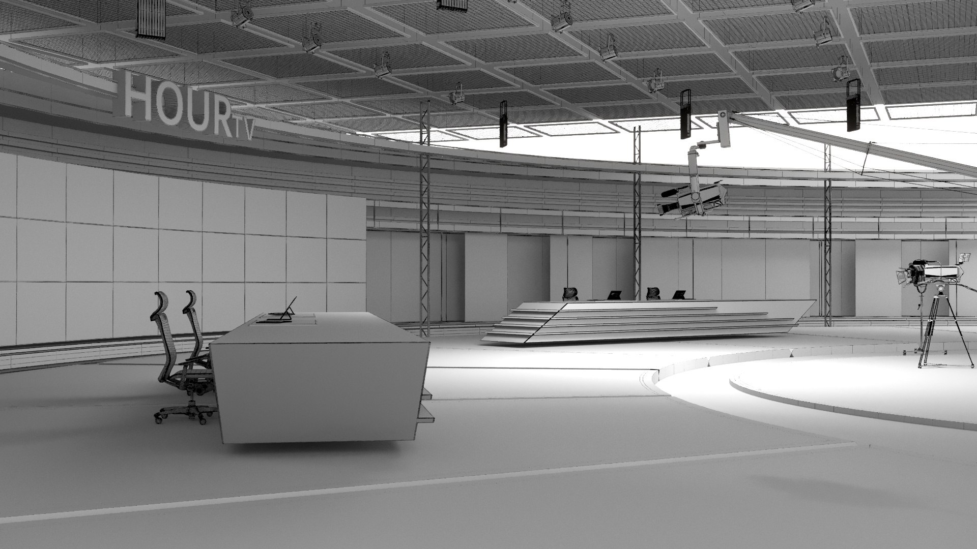 3D Model VR Studio SD 25 - TurboSquid 2091450