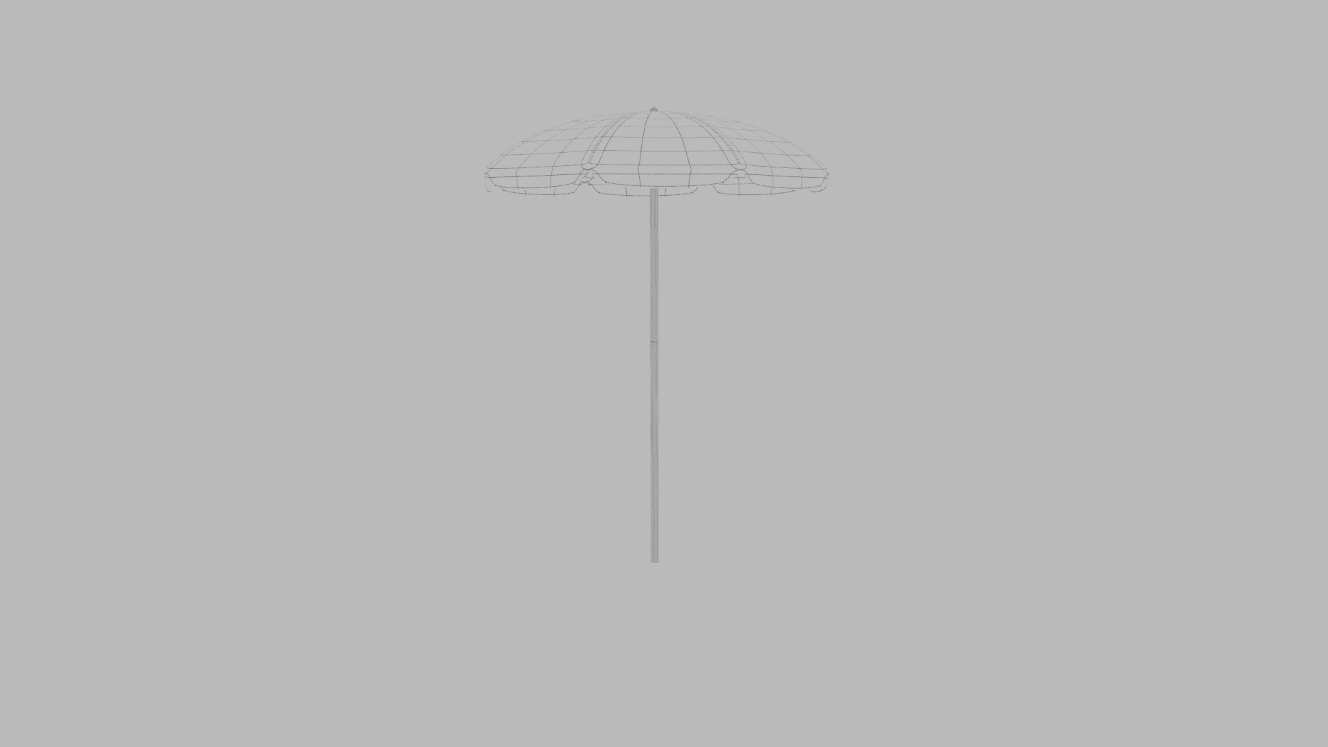 3D Parasol Model - TurboSquid 2026249