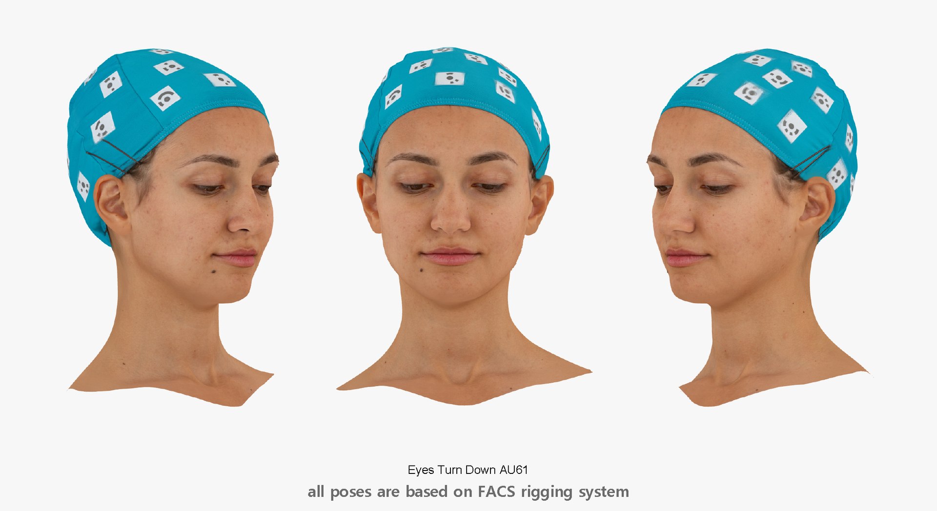 3D Joy RAW Scans Eyes Movement Set - 8 poses Collection model ...
