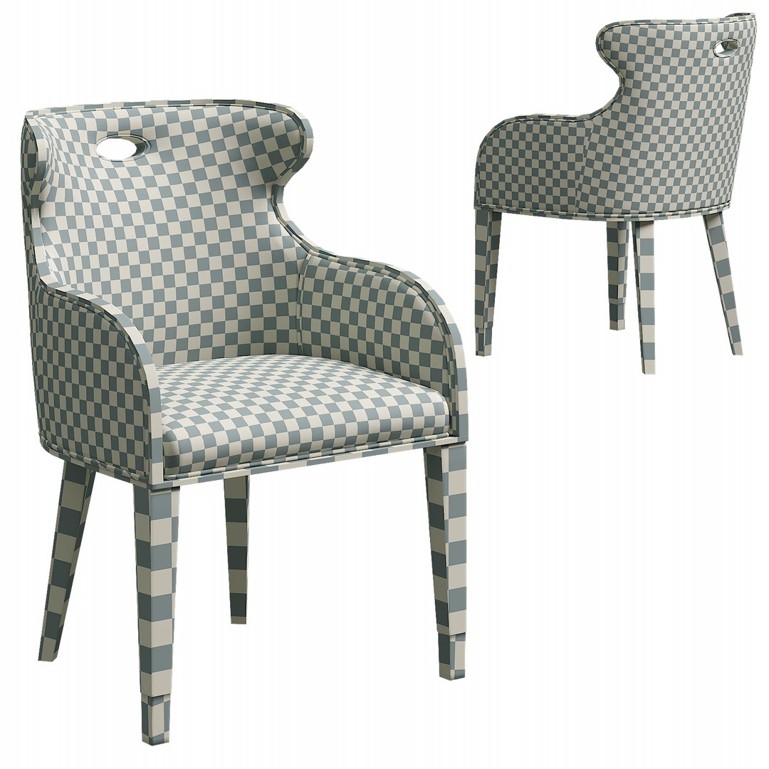 Theodore Cannon Scoop Upholstered 3D - TurboSquid 1468242