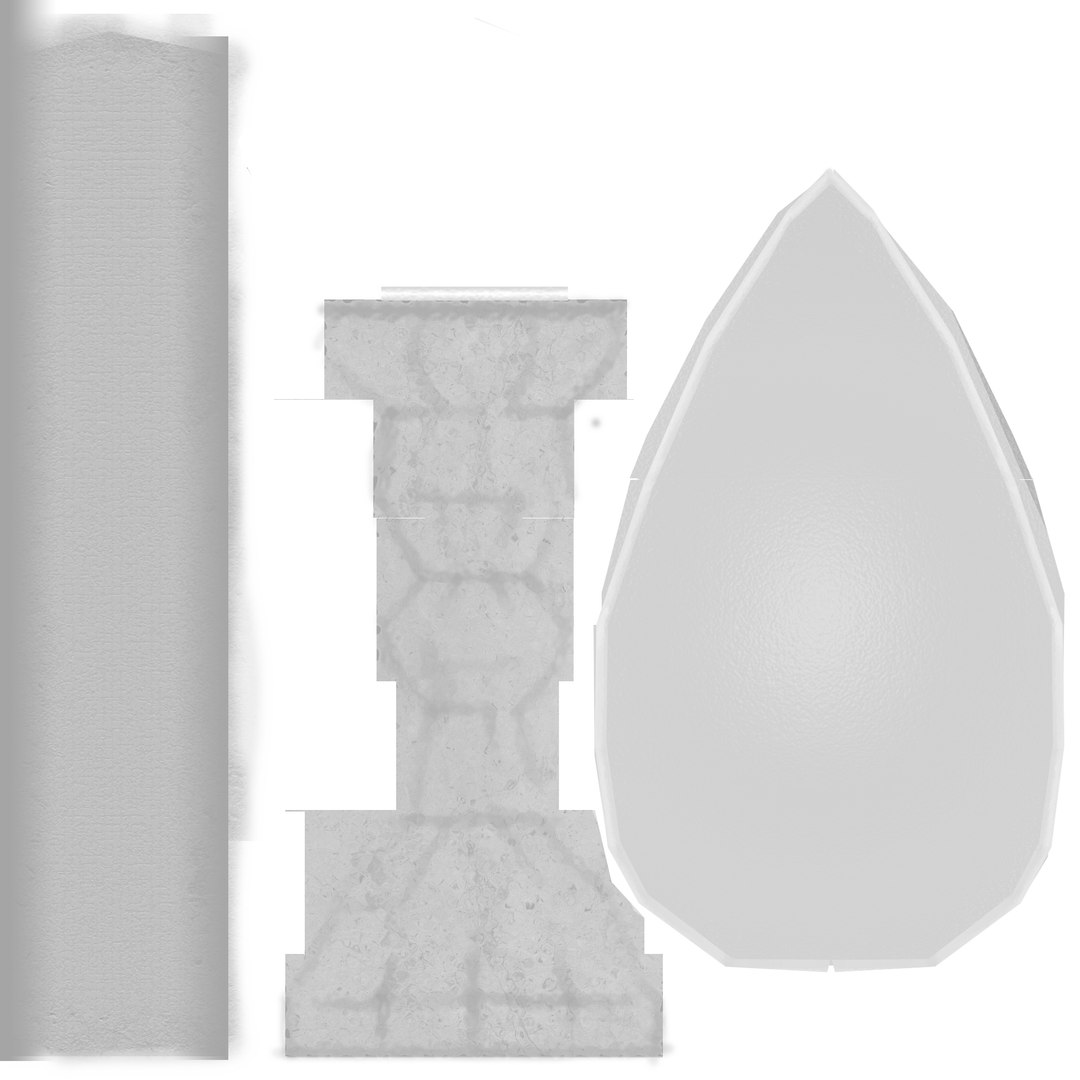 3d model victorian flower table lamp