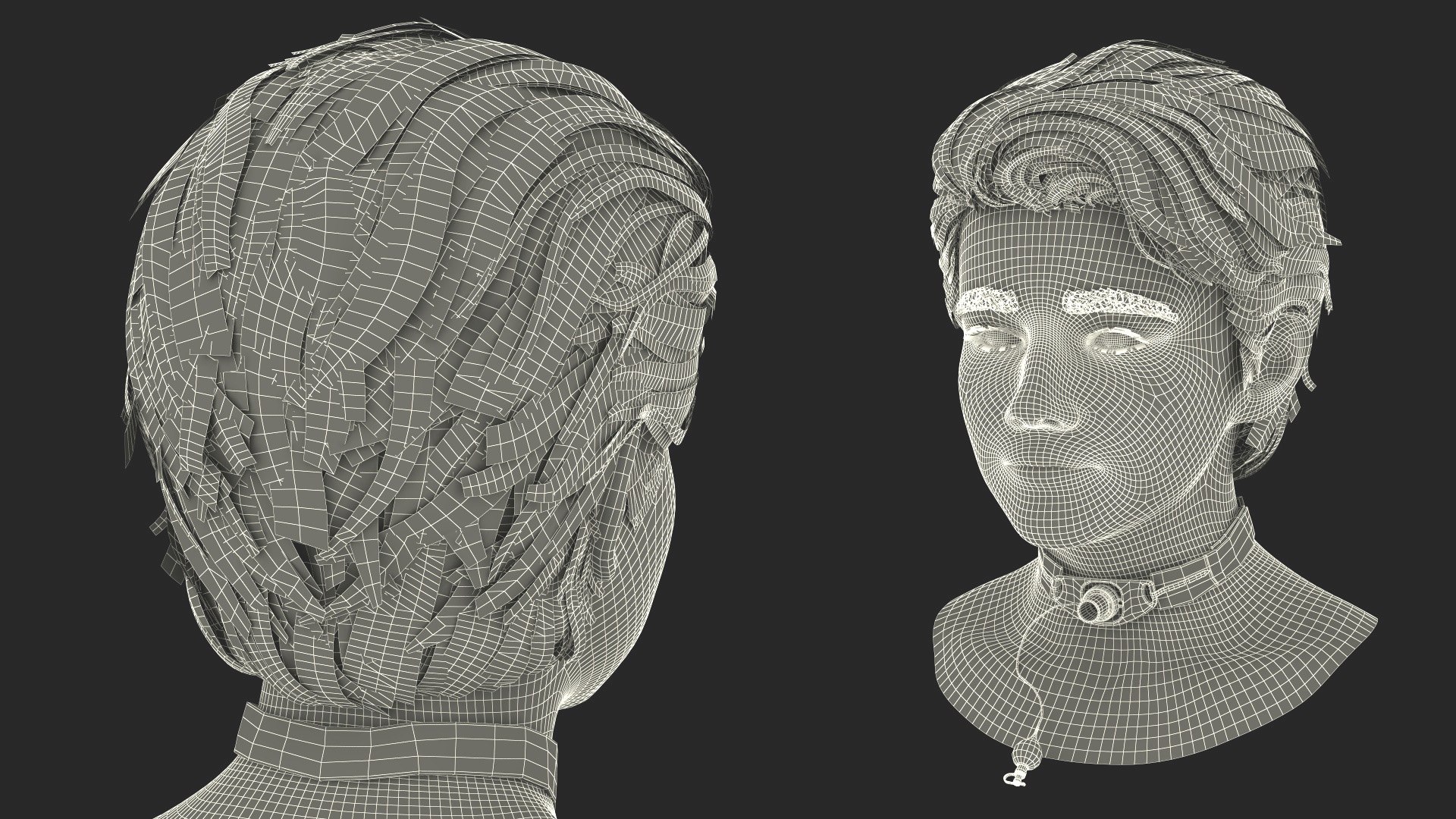 3D Tracheostomy Tube With Neckband Installed On Patient Model ...