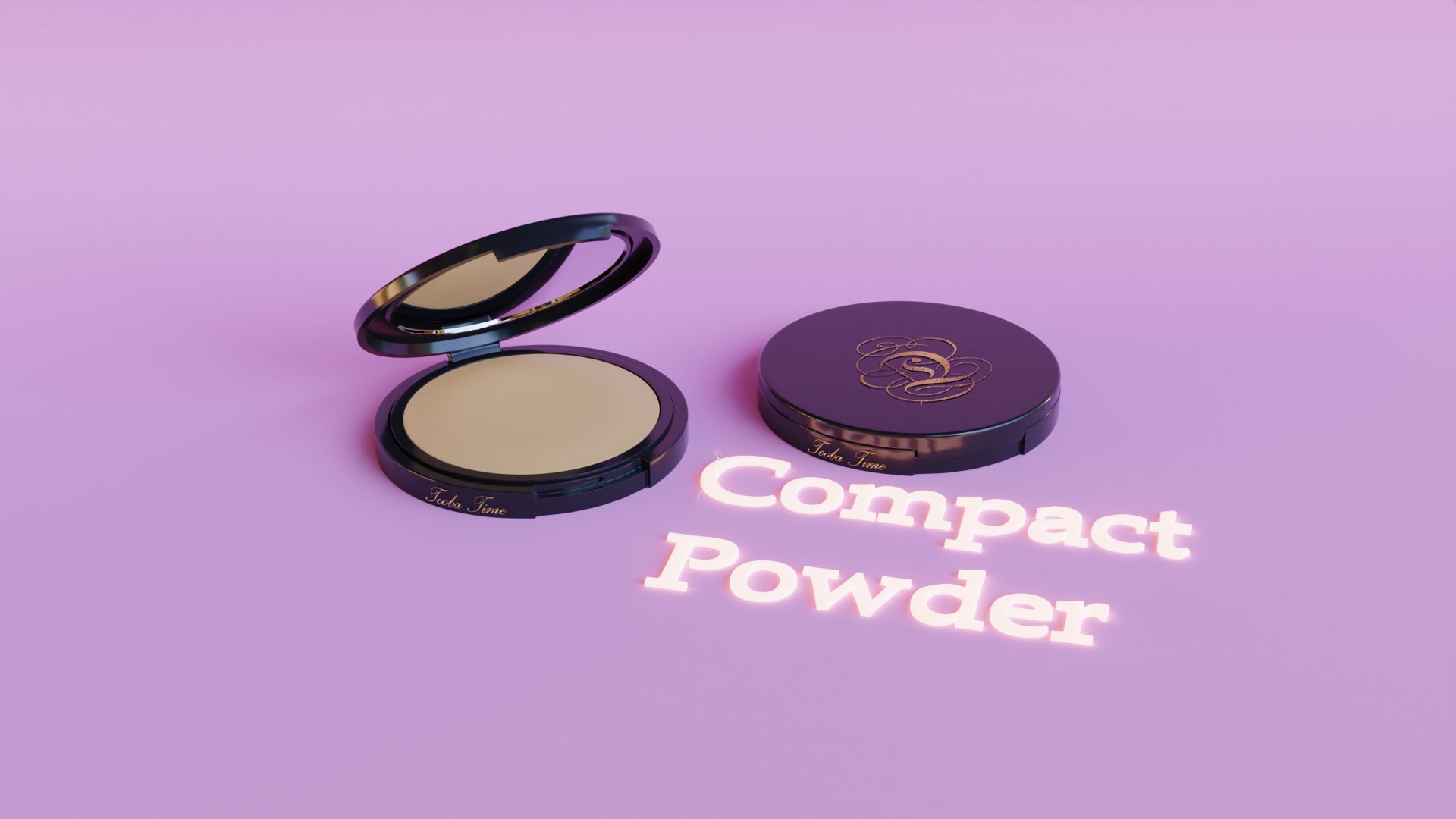 Realistic Compact powder cosmetic 3D model - TurboSquid 2099660