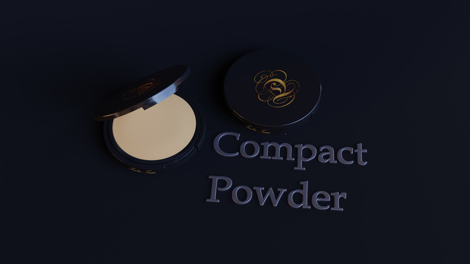 Realistic Compact powder cosmetic 3D model - TurboSquid 2099660