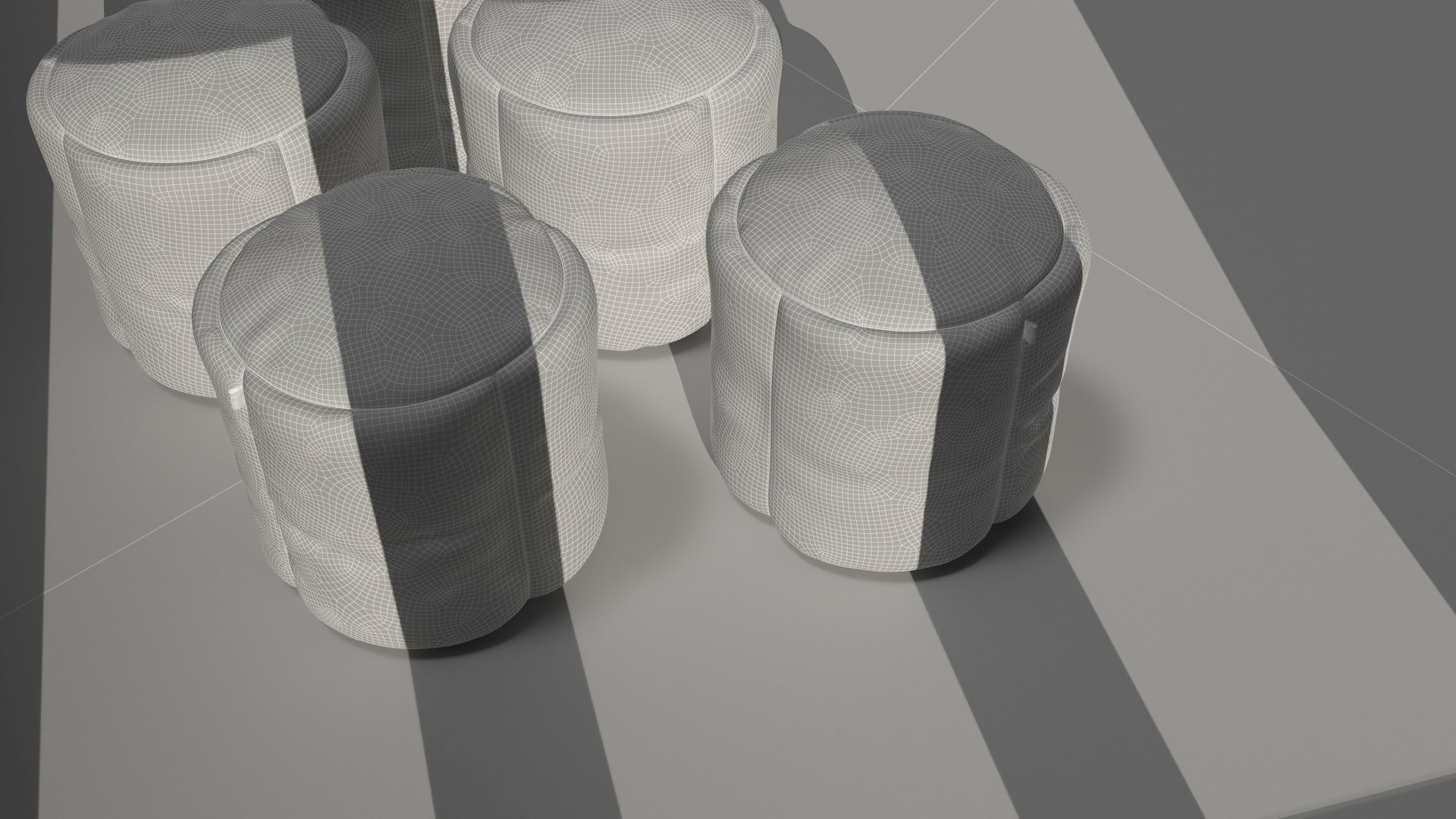 Puff model 1 vray pouf 3D - TurboSquid 1759961