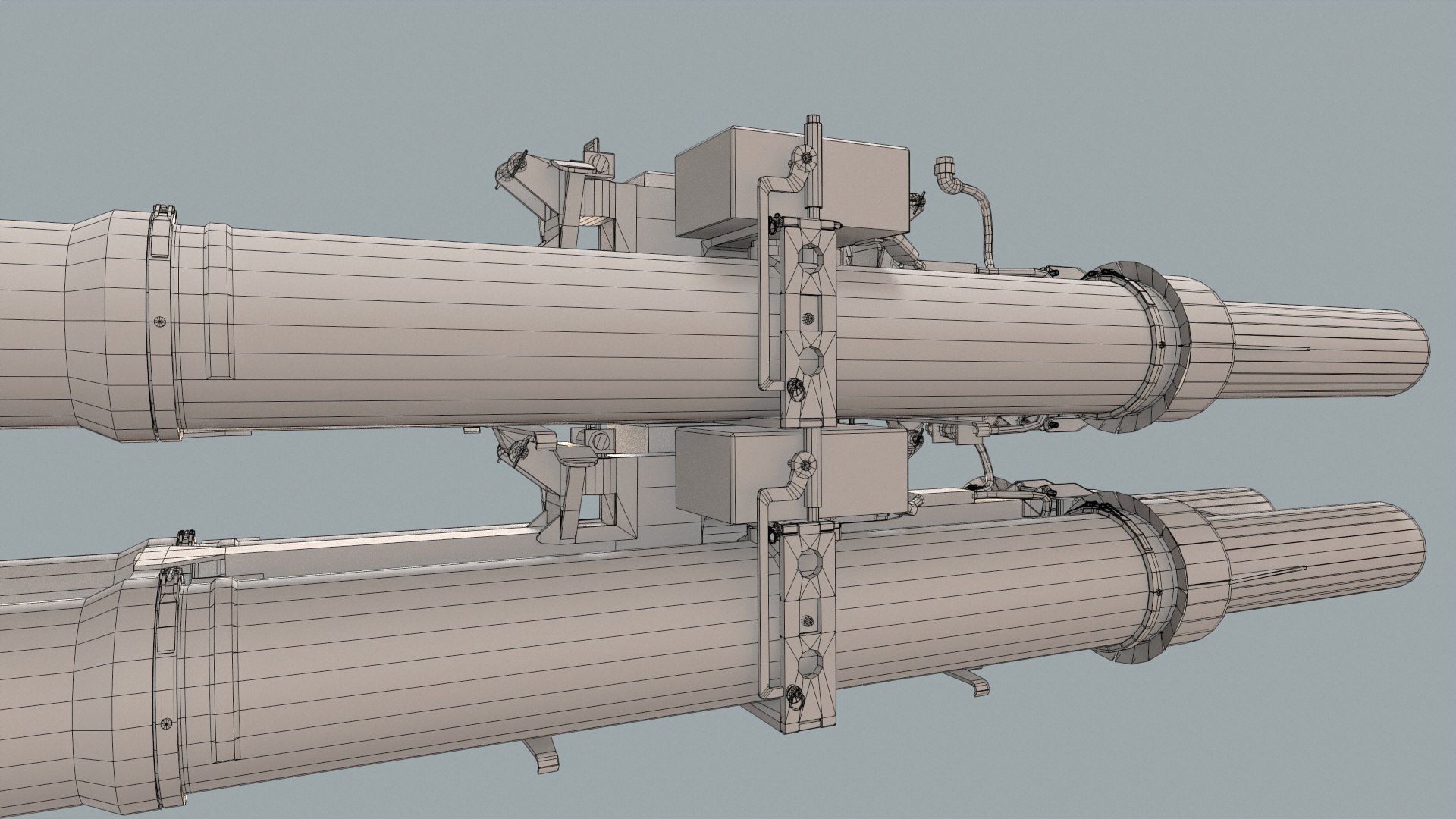 3D Missile Launcher BGM-71D TOW-2 X4 - TurboSquid 2100281