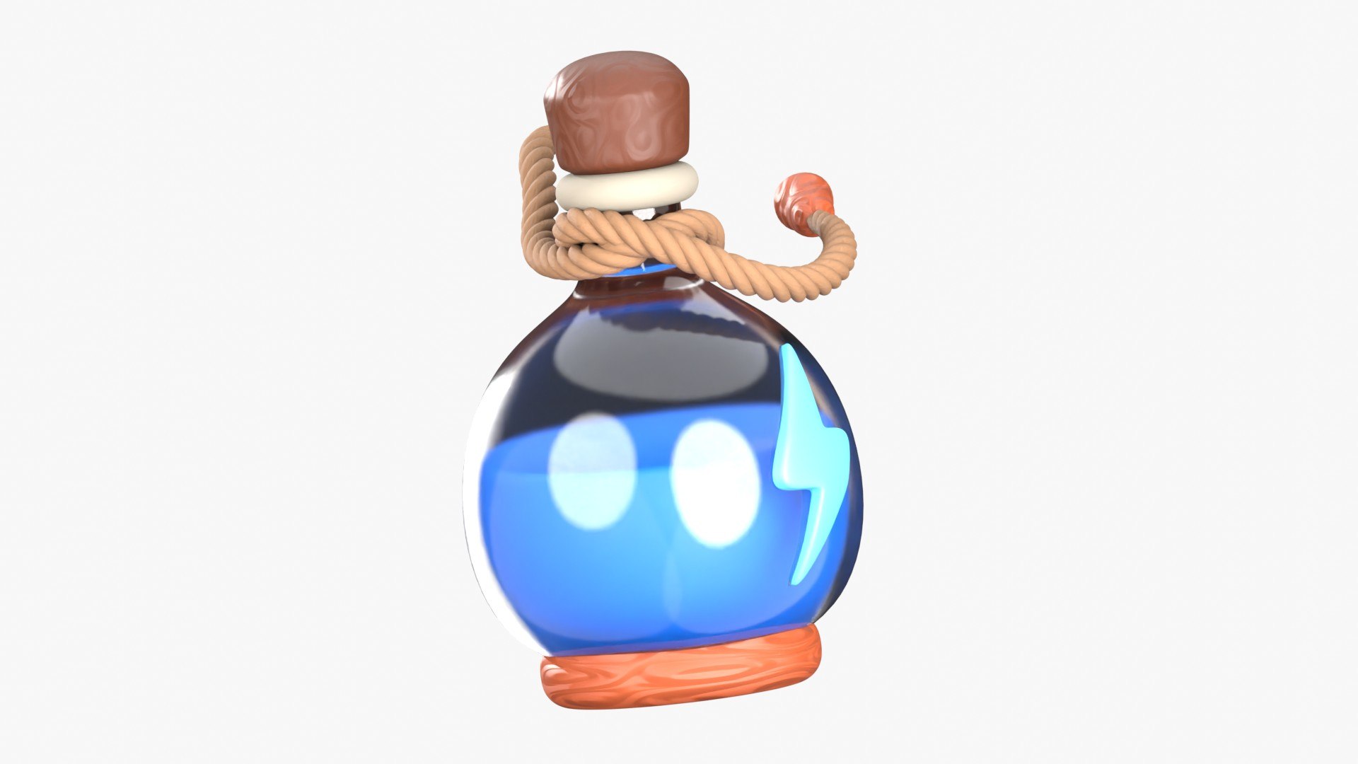 Lightning Potion 3D Model - TurboSquid 2225150