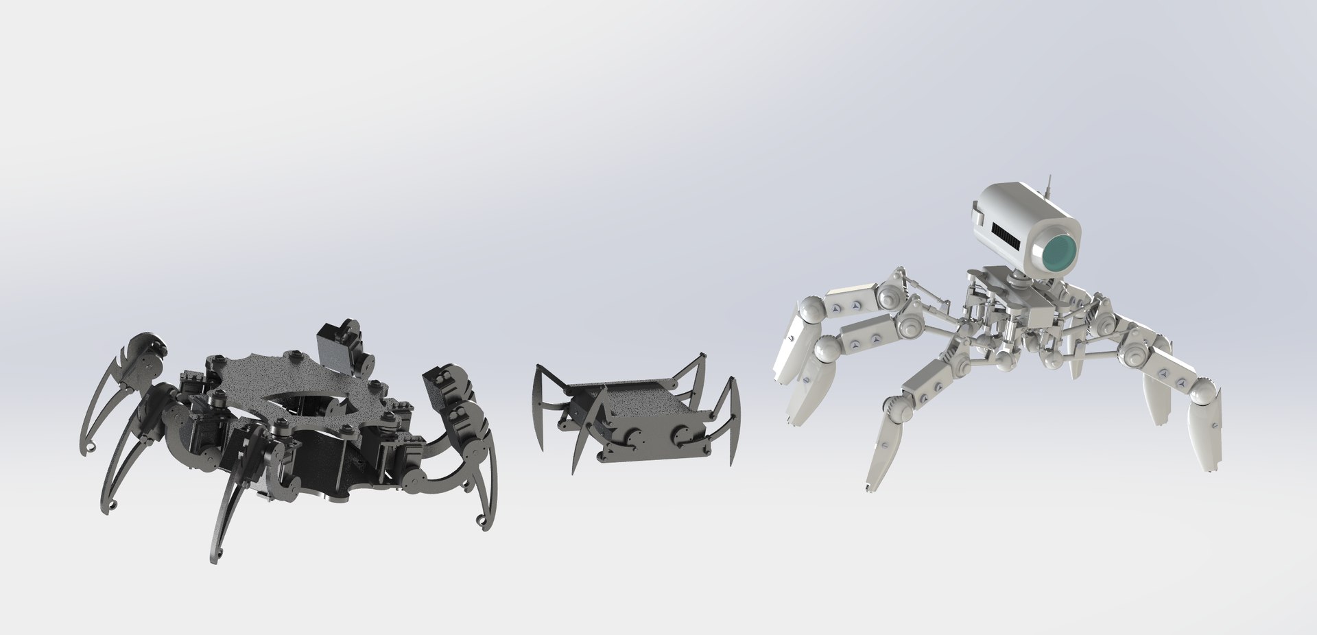 Spider Bionic Robot Model - TurboSquid 1583811