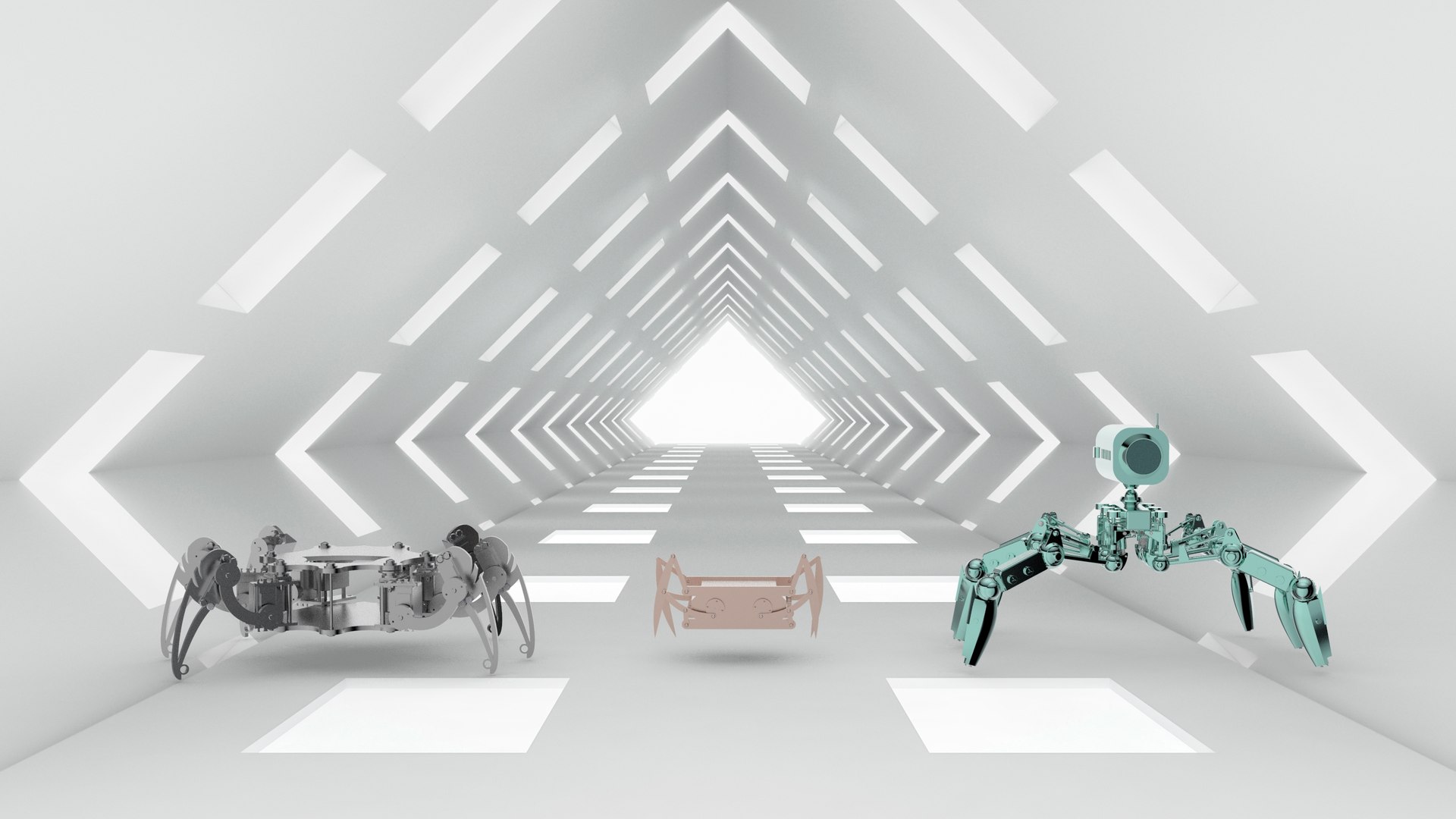 Spider Bionic Robot Model - TurboSquid 1583811