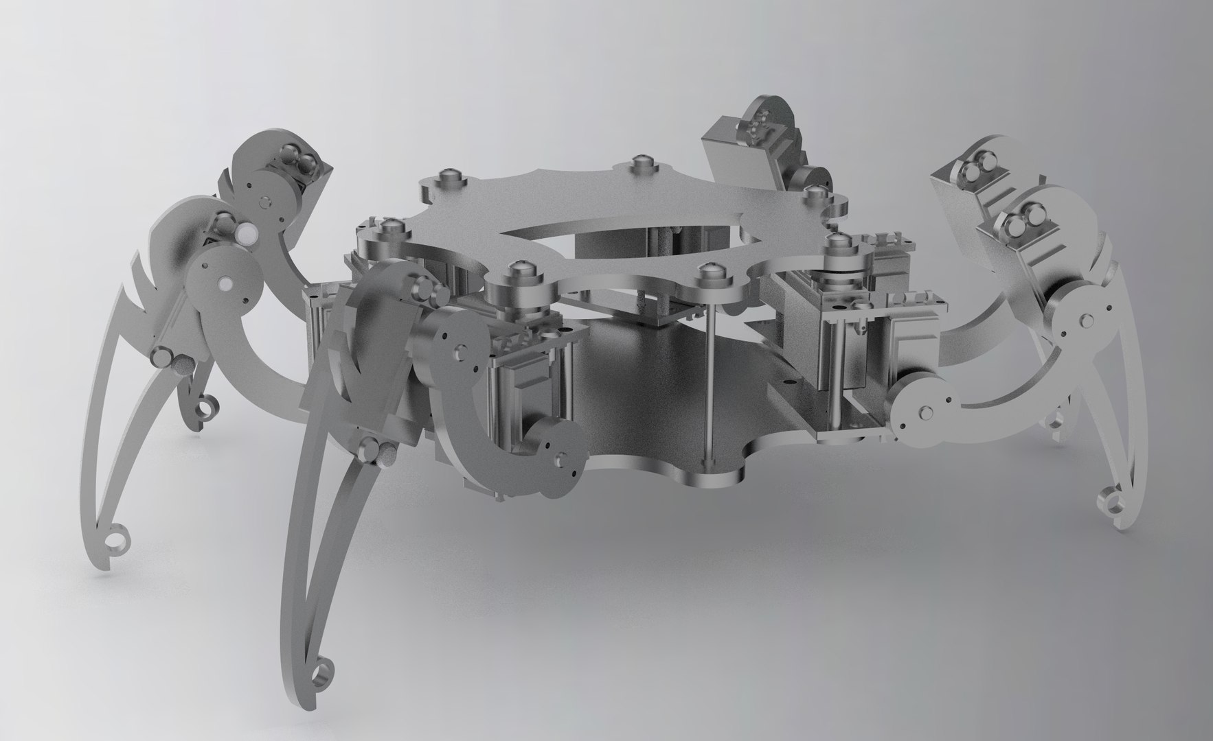 Spider Bionic Robot Model - TurboSquid 1583811