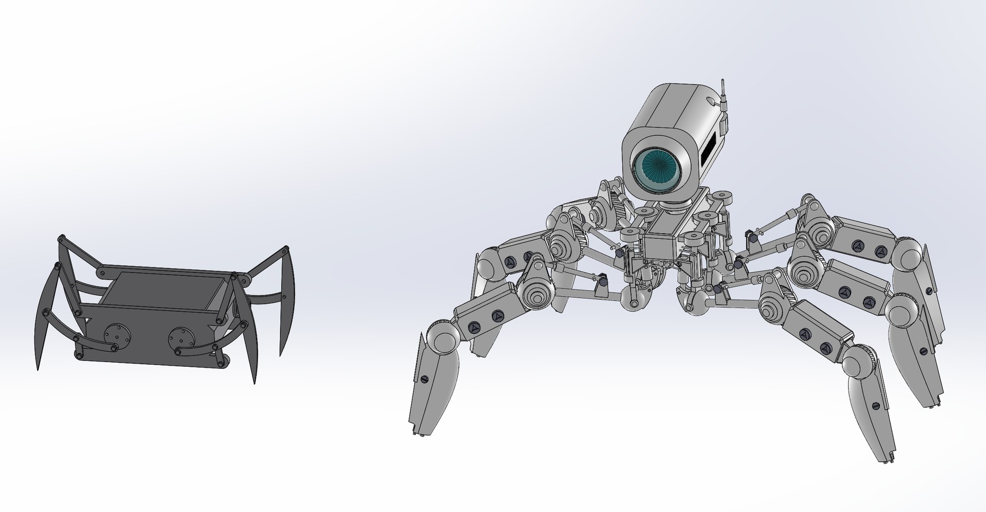 Spider Bionic Robot Model - TurboSquid 1583811