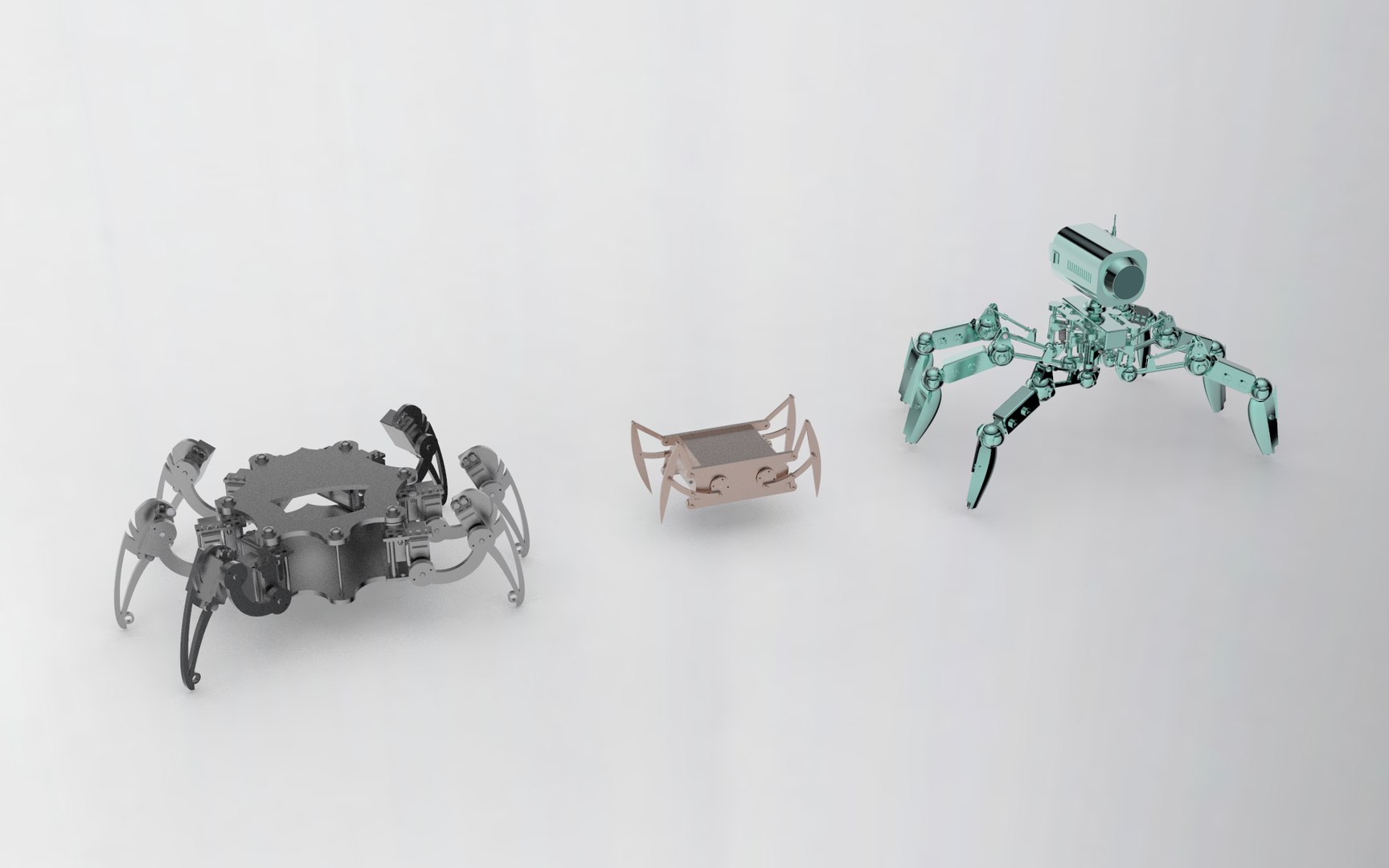 Spider Bionic Robot Model - TurboSquid 1583811