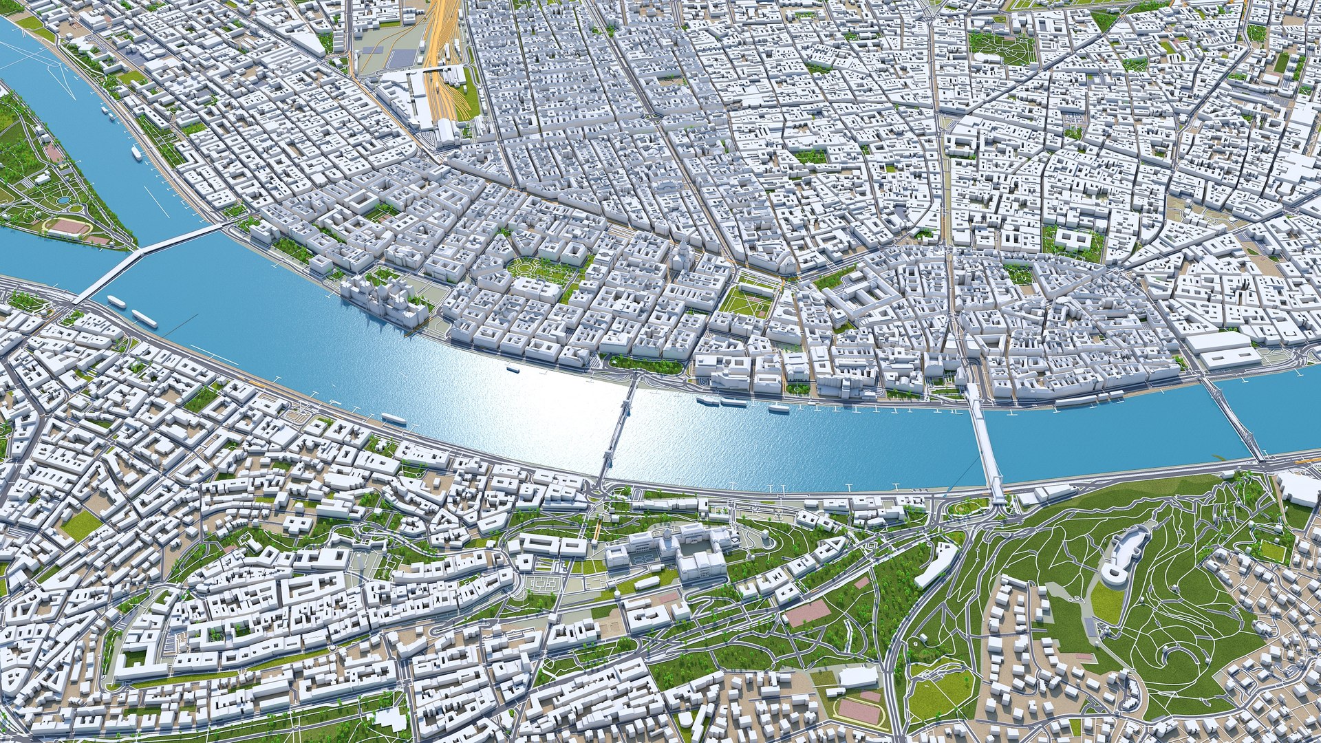 City Area Building 3D - TurboSquid 1596447