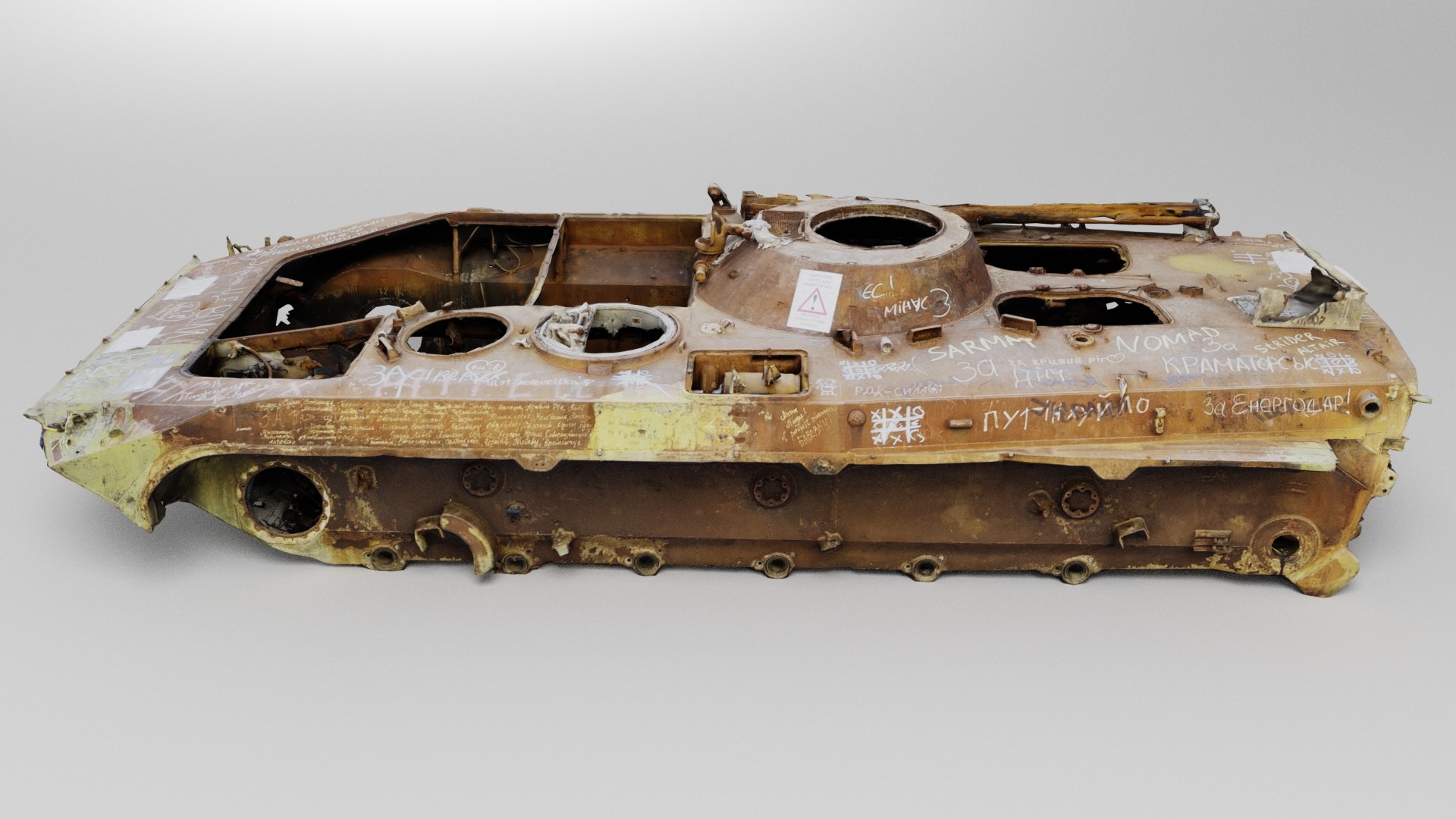 3D Remains Of BMP-2 Infantry Fighting Vehicle - TurboSquid 2119791