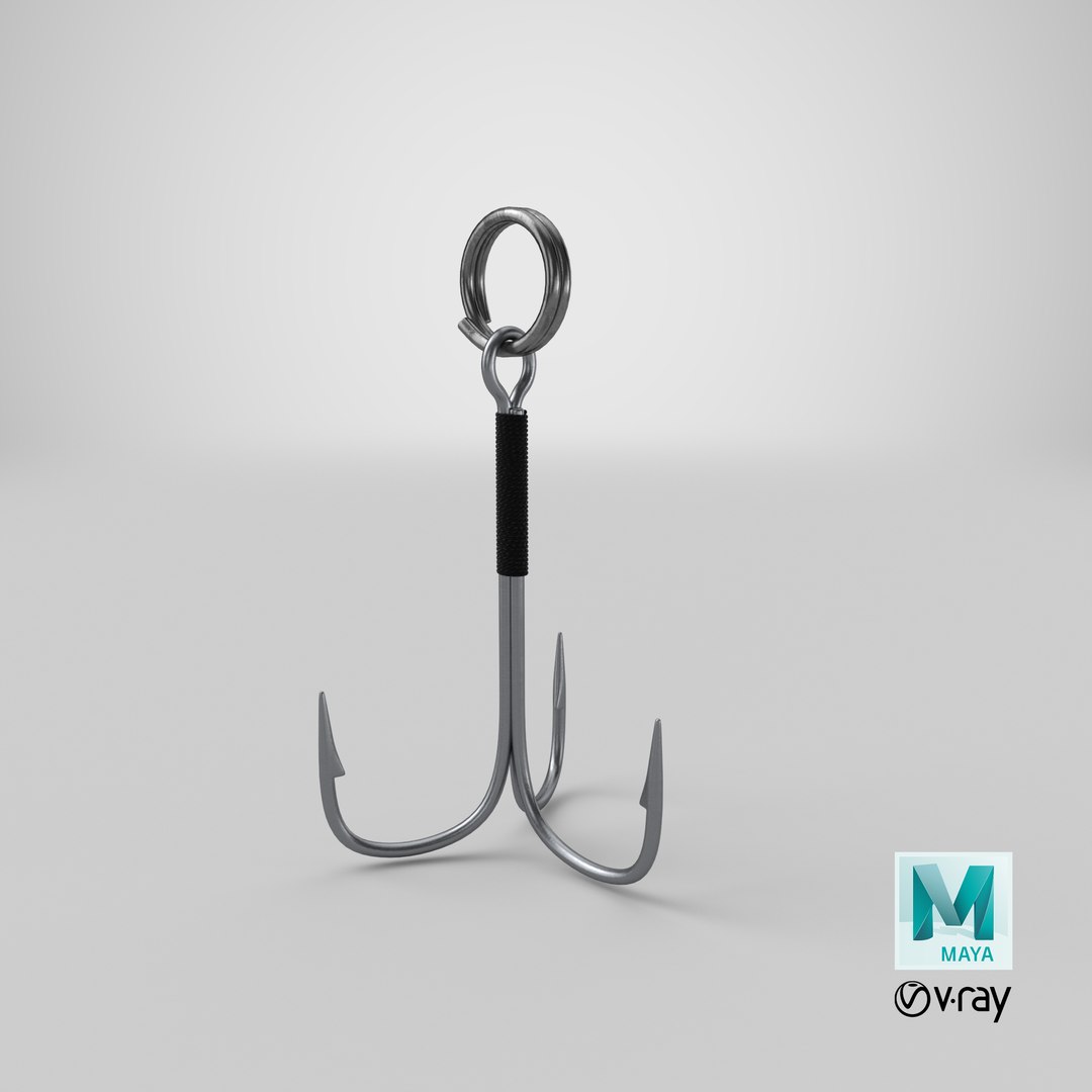 Fishing Hook 3D Model - TurboSquid 1433313