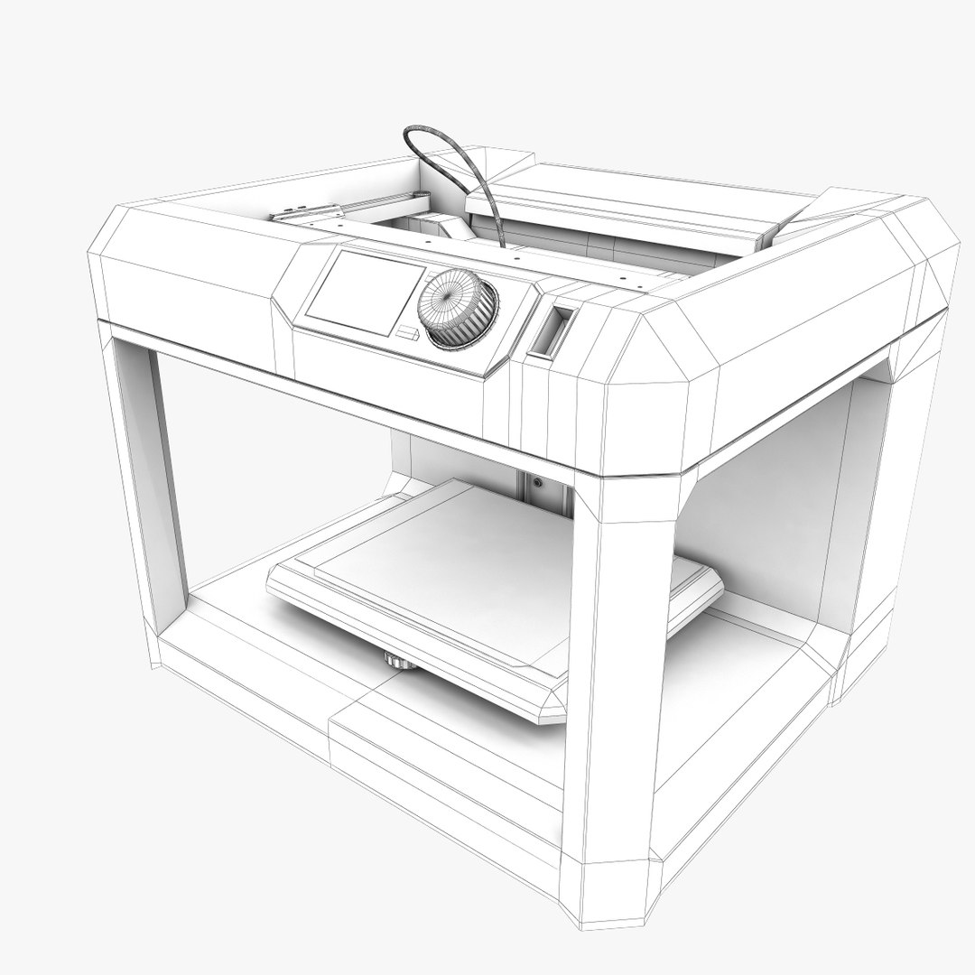 Makerbot Replicator 5th Gen 3d Model